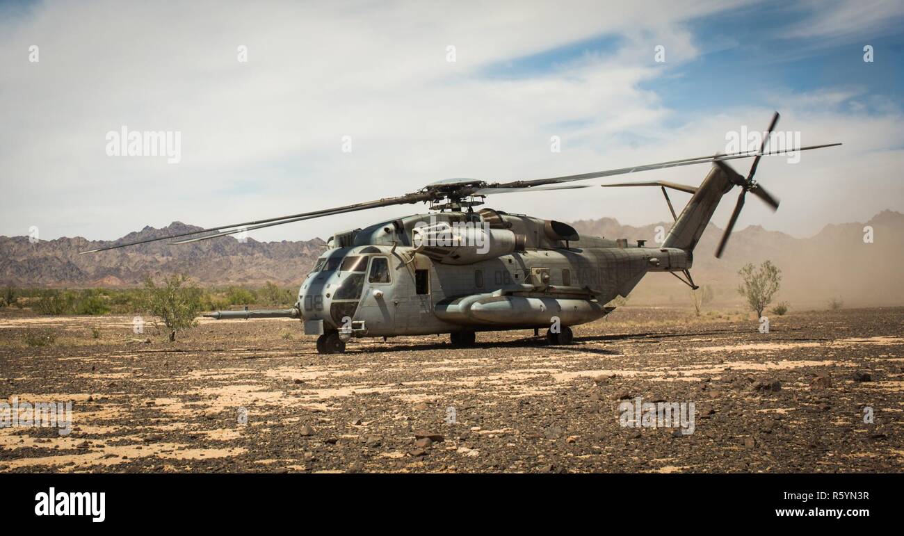 A CH-53E Super Stallion assigned to Marine Heavy Helicopter Squadron ...