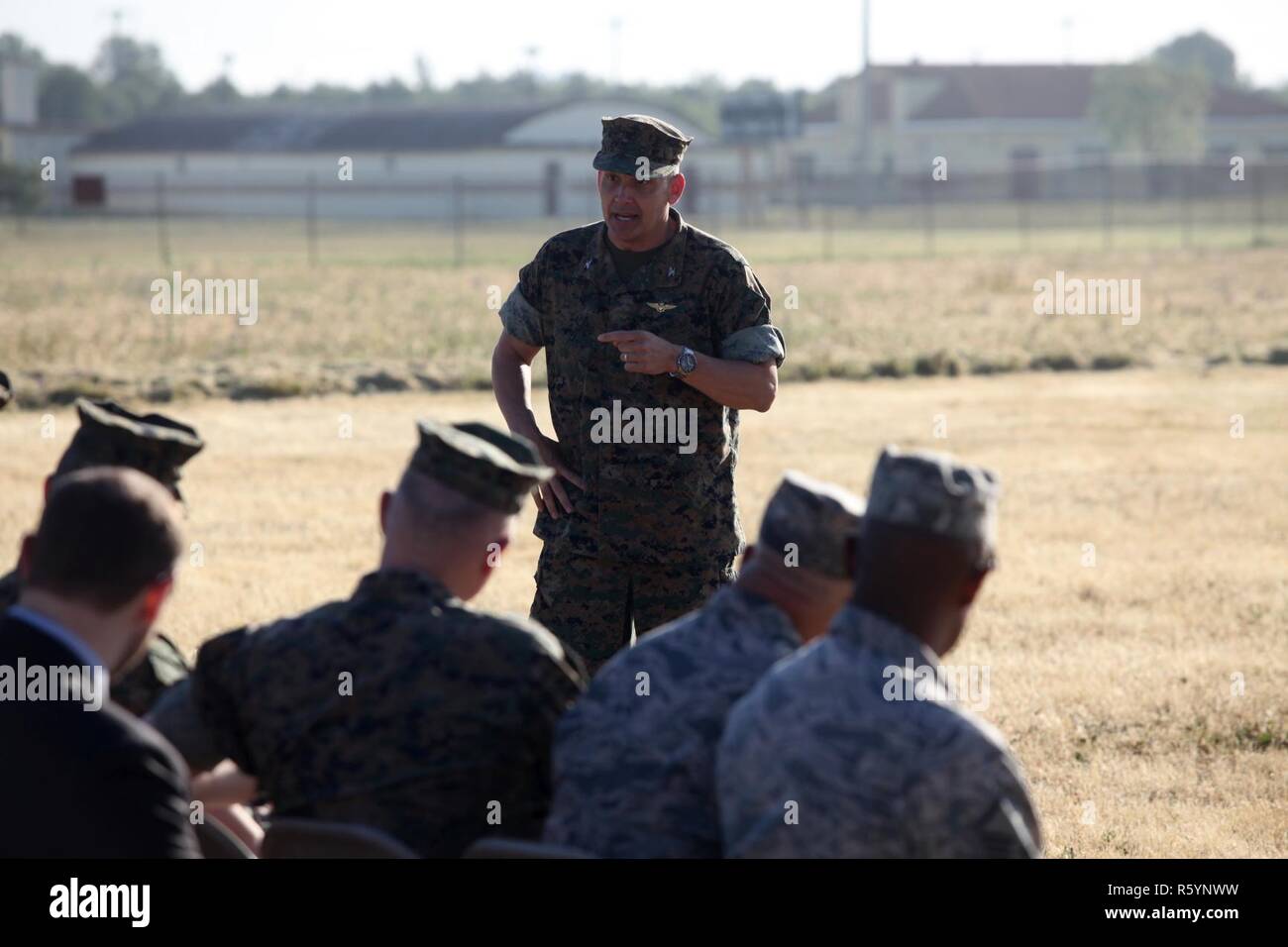 Colonel Sean M. Salene, the oncoming commanding officer of Special ...