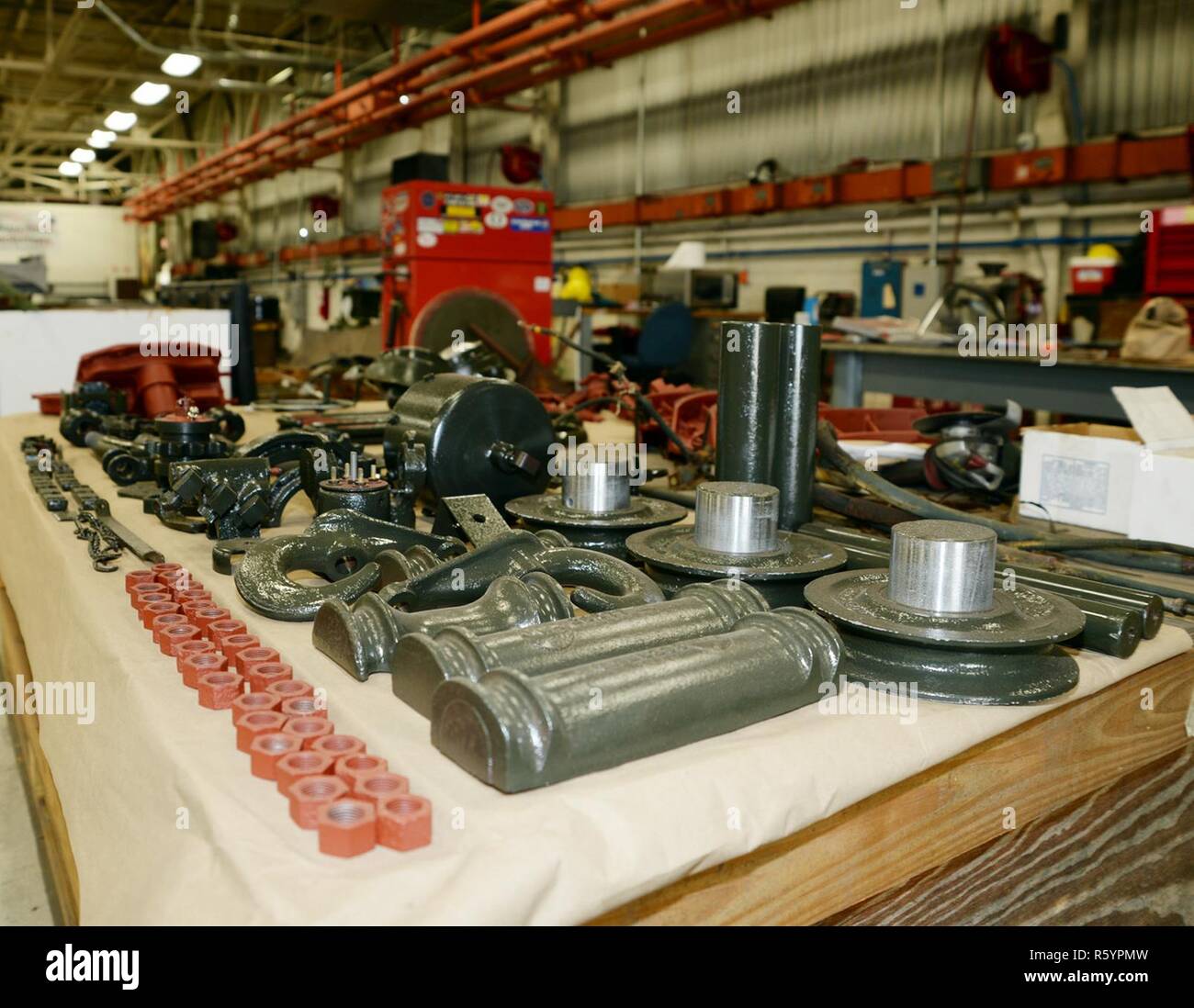 Various parts of a World War II, Suspension Unit-Cab Over Engine Prime ...
