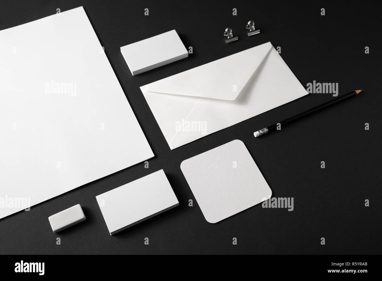 Blank branding template Stock Photo - Alamy