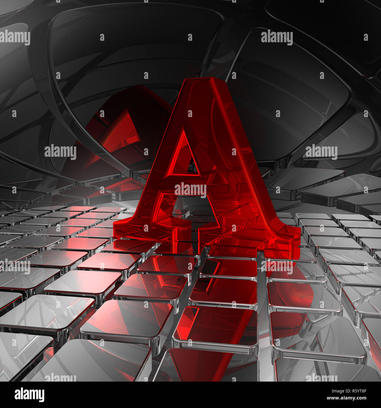 capital letter a Stock Photo - Alamy