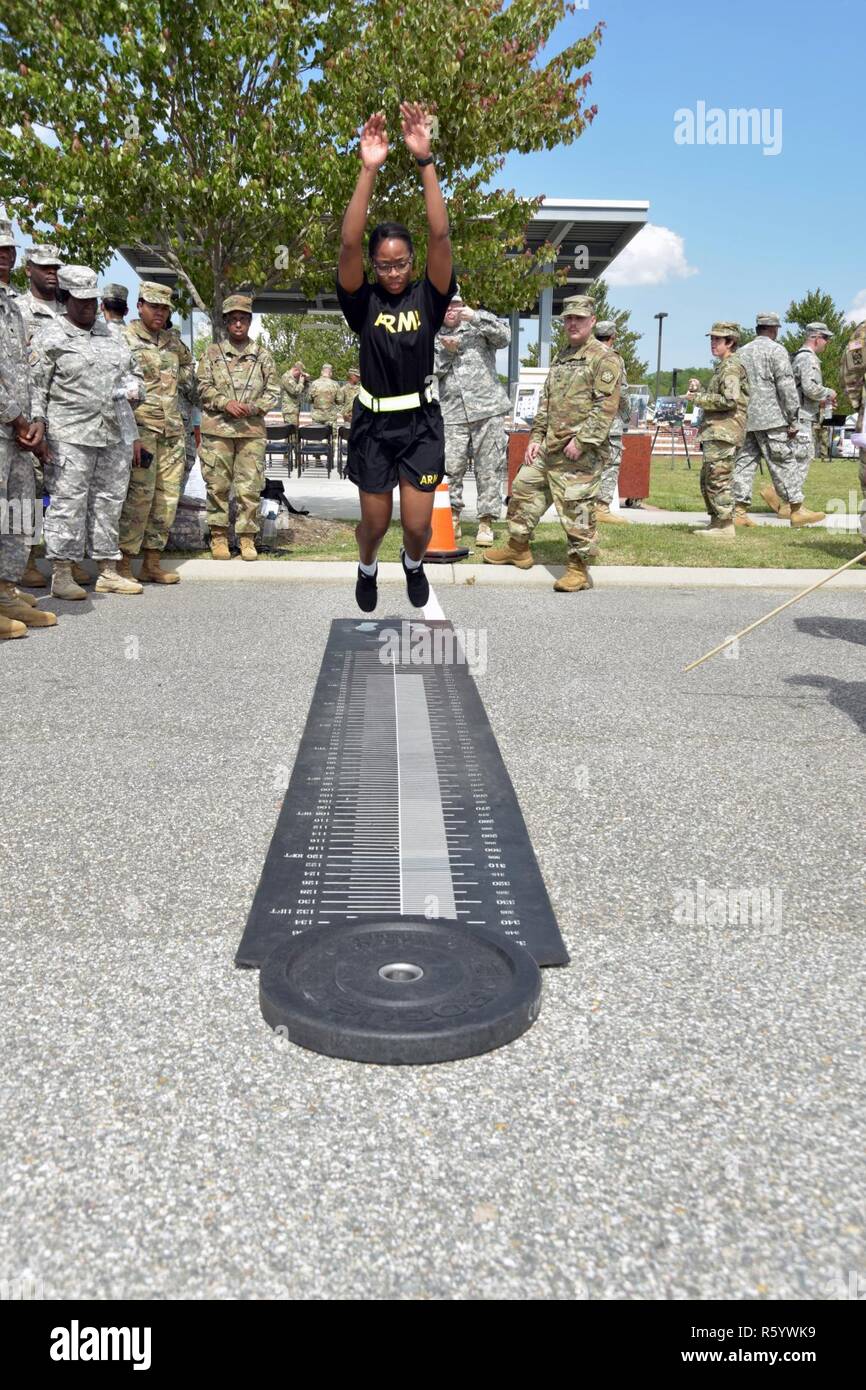 Standing long jump test hi-res stock photography and images - Alamy