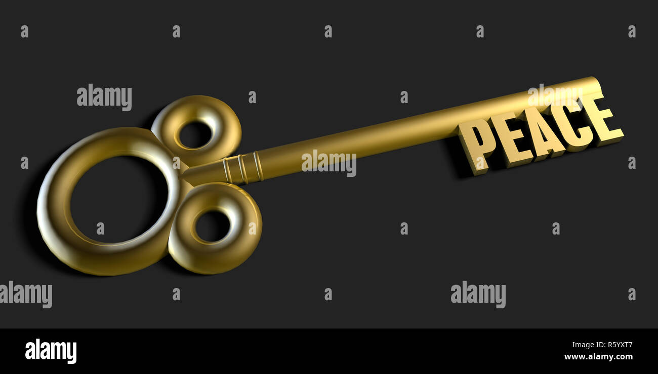 Key To Your Peace Stock Photo - Alamy