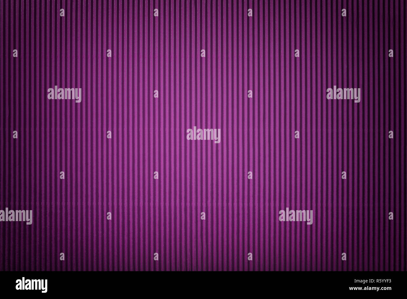 Texture of corrugated dark purple paper with vignette, macro. Striped ...
