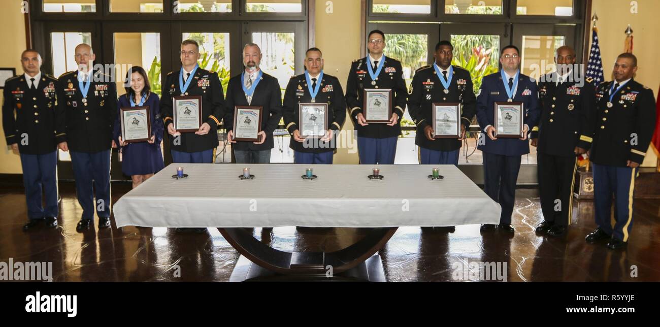 Seven professionals from different headquarters in the Pacific theater ...