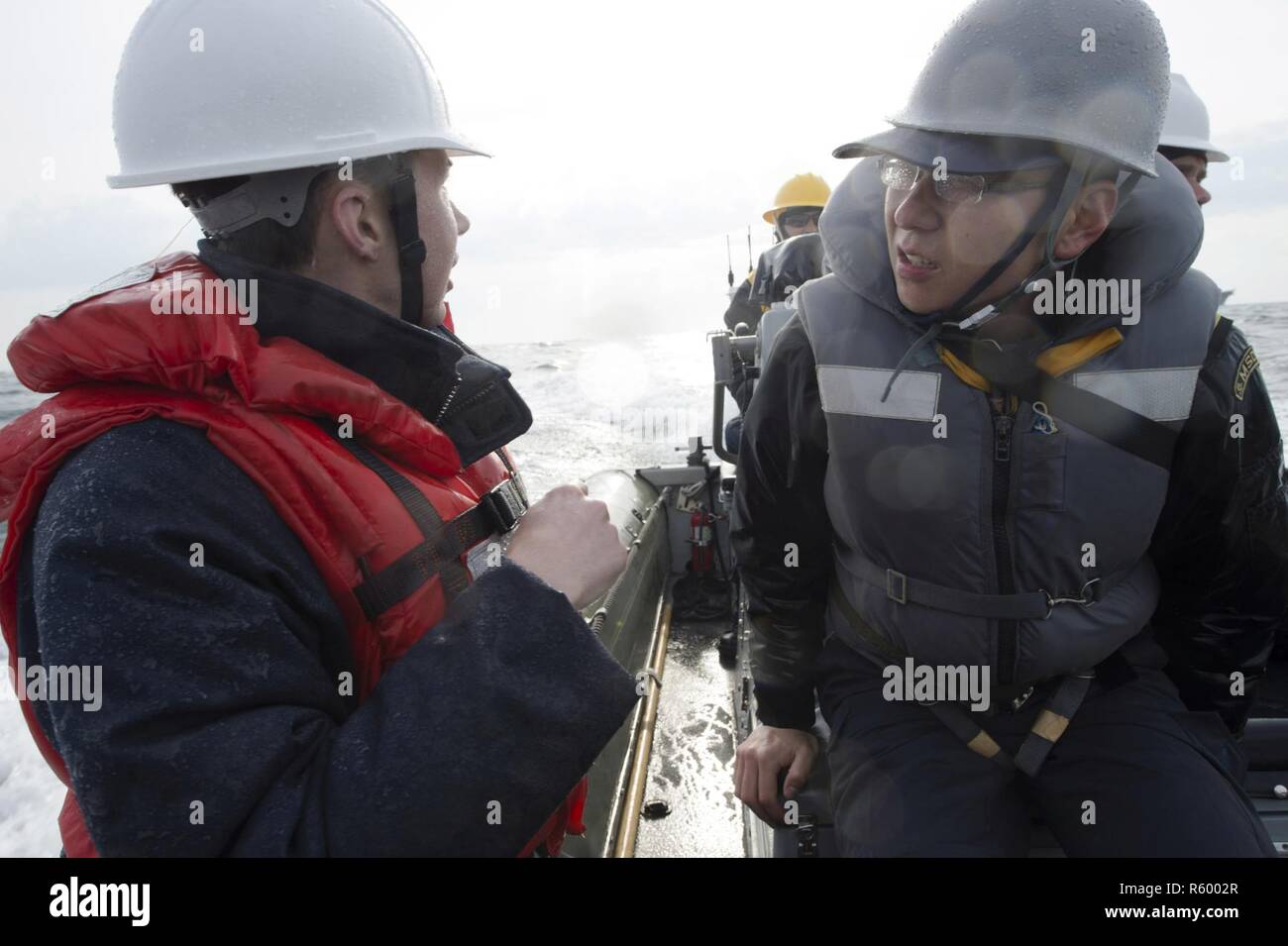 SEA OF JAPAN (April 25, 2017) Ensign Kazutaka Sugiyama, right, assigned ...