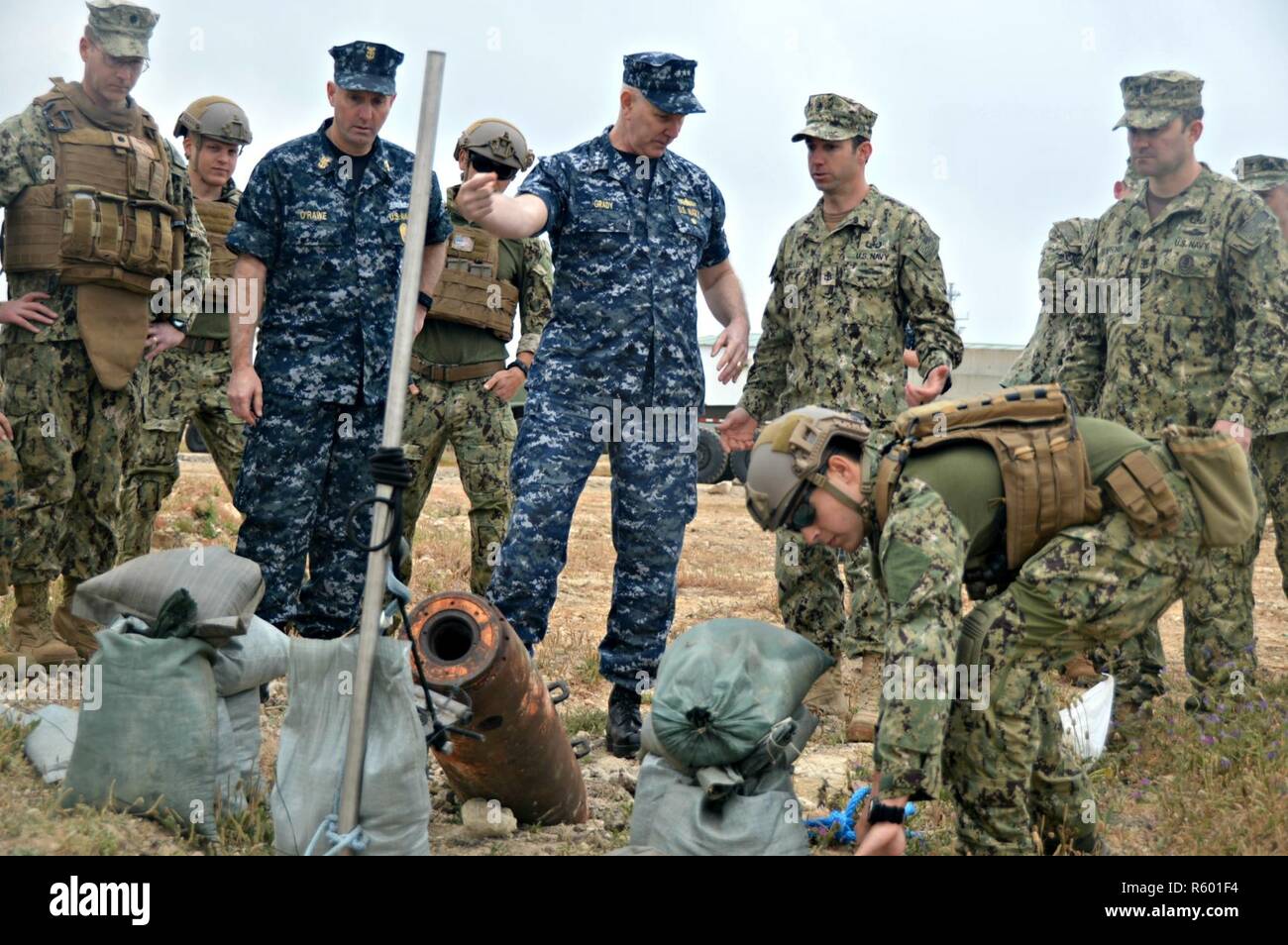 ROTA, Spain (April 25, 2017) Vice Adm. Christopher W. Grady, commander ...