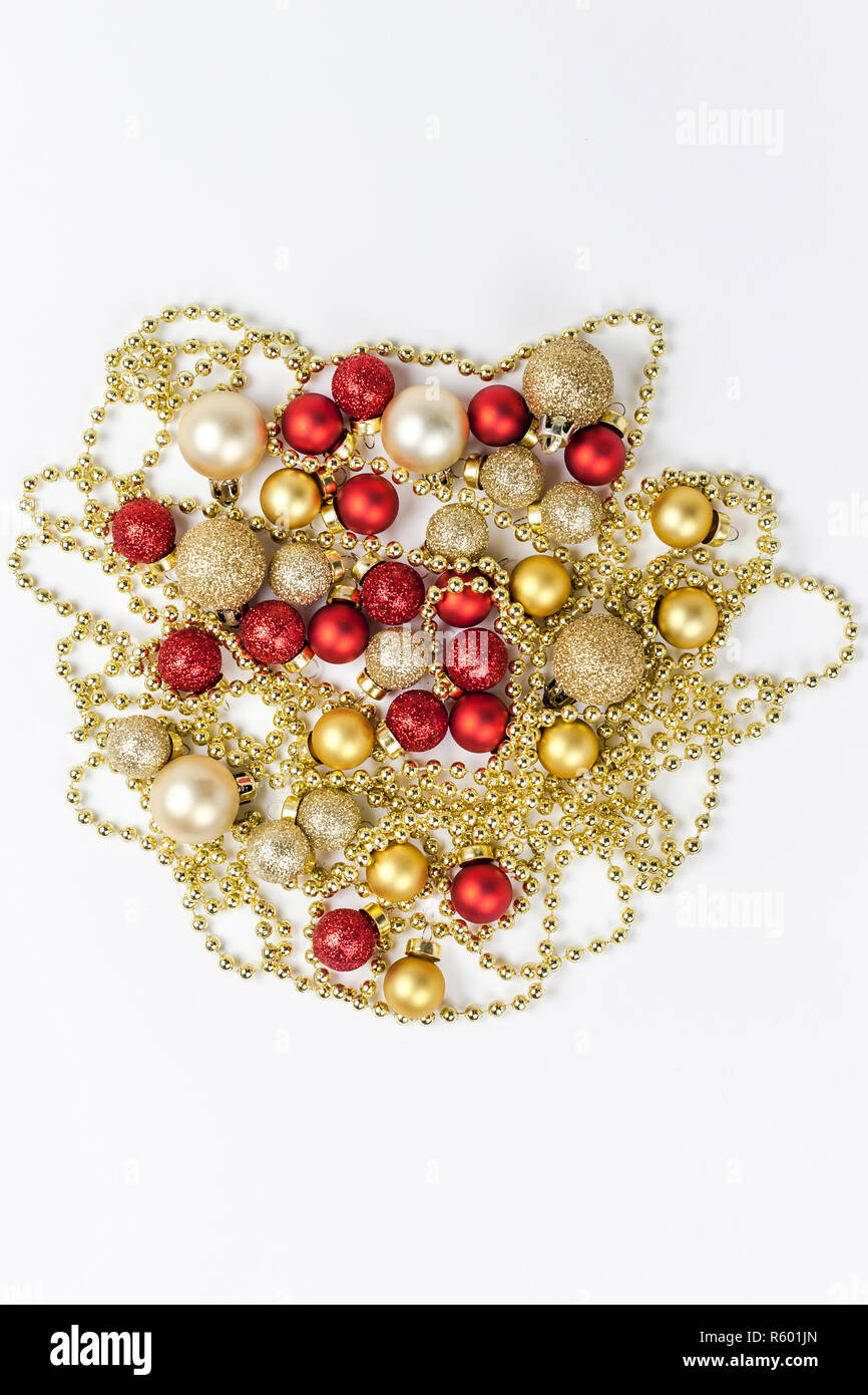 New Year or Christmas pattern flat lay top view Xmas holiday ...