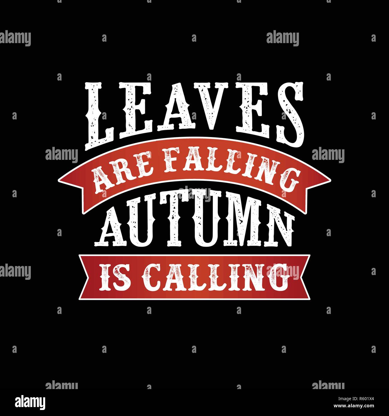 Autumn is calling vector vectors hi-res stock photography and images ...