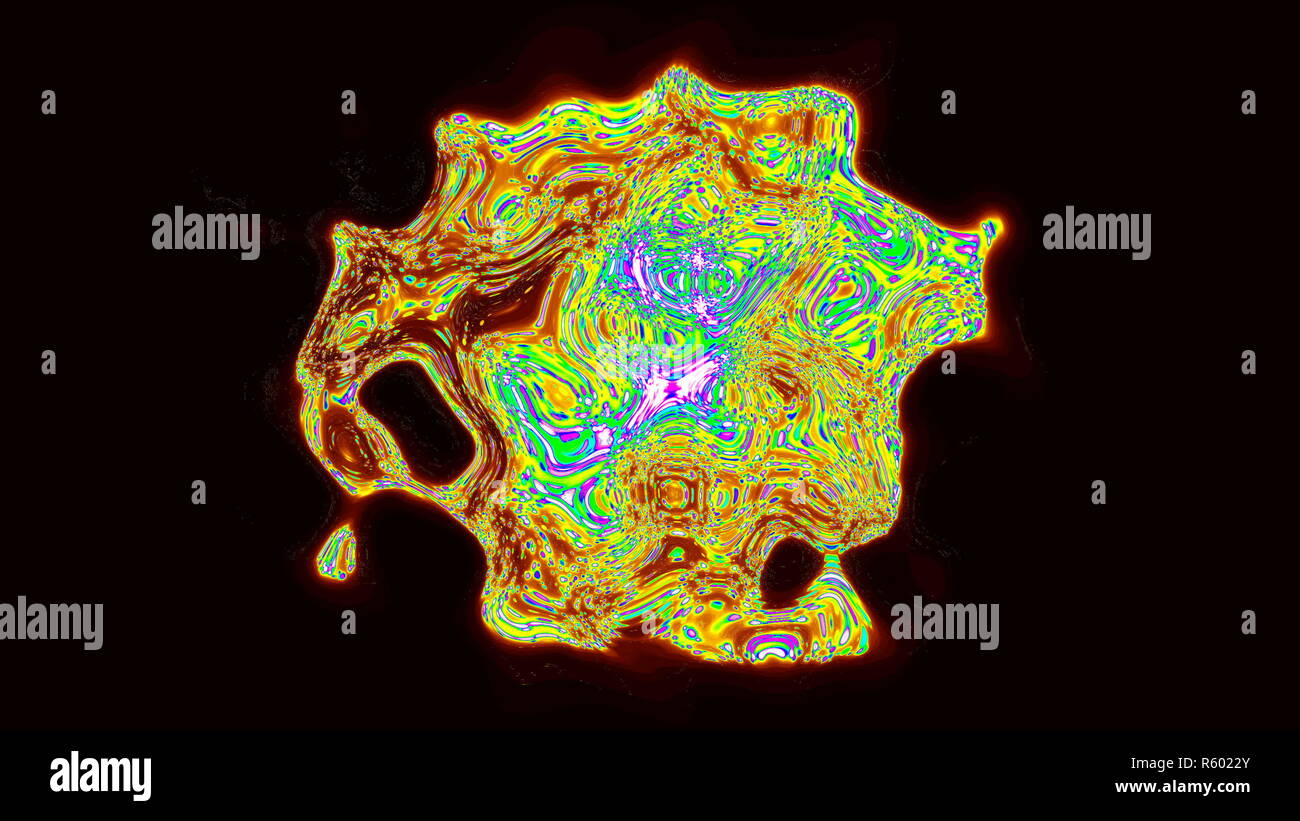 Microscopic virus. Digital illustration. 3d rendering Stock Photo - Alamy