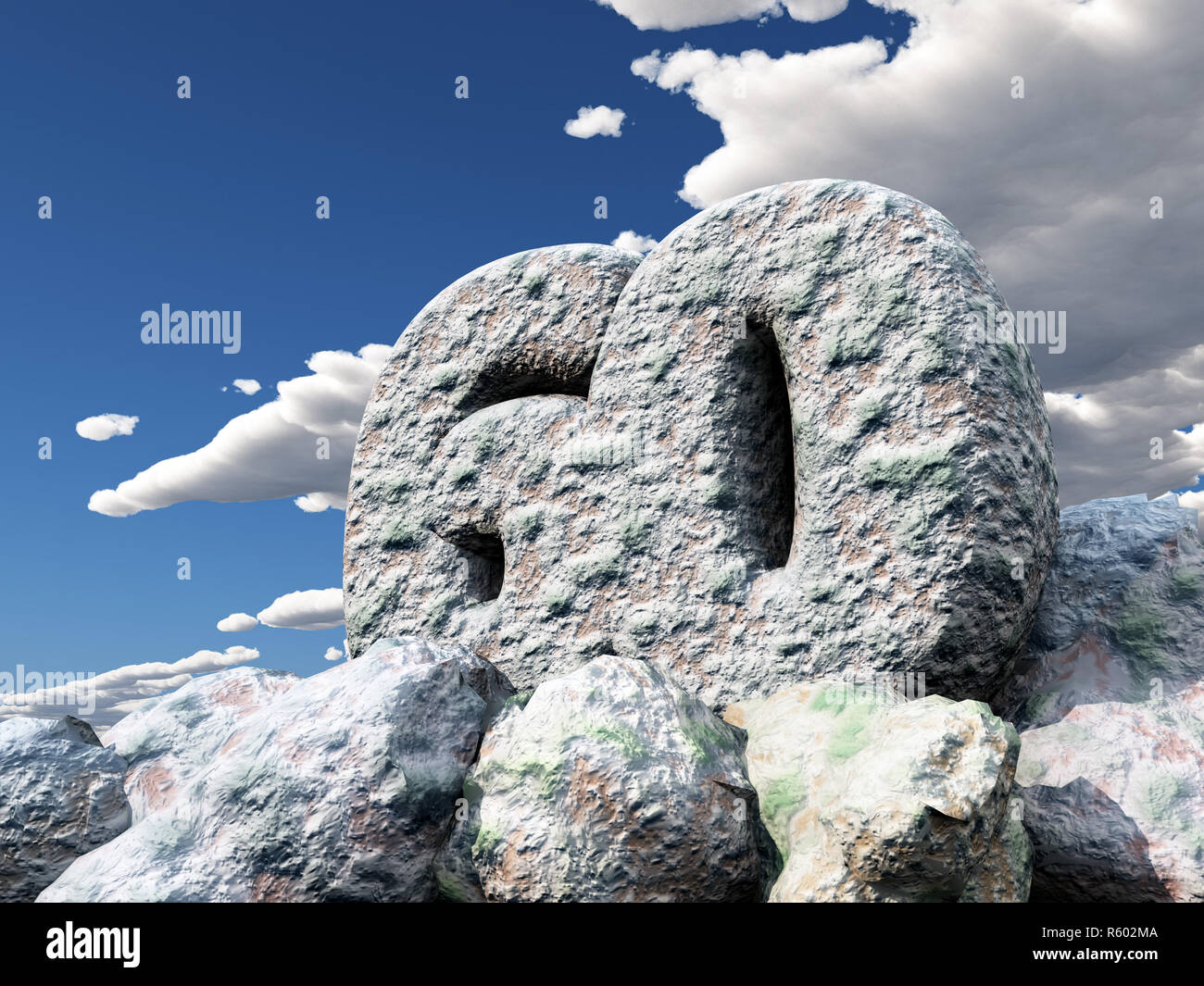 number sixty rocks Stock Photo - Alamy