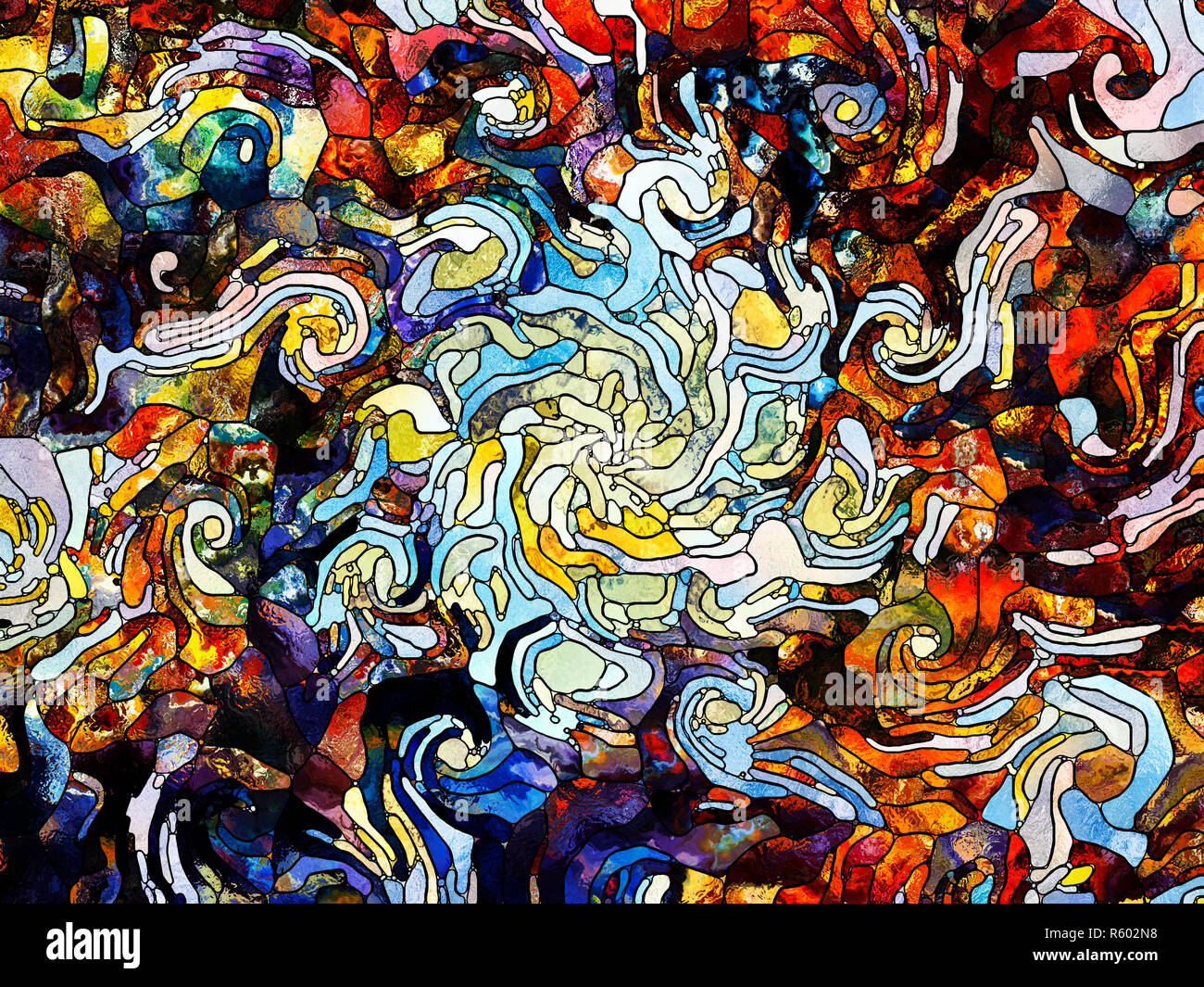 Realms of Color Division Stock Photo - Alamy