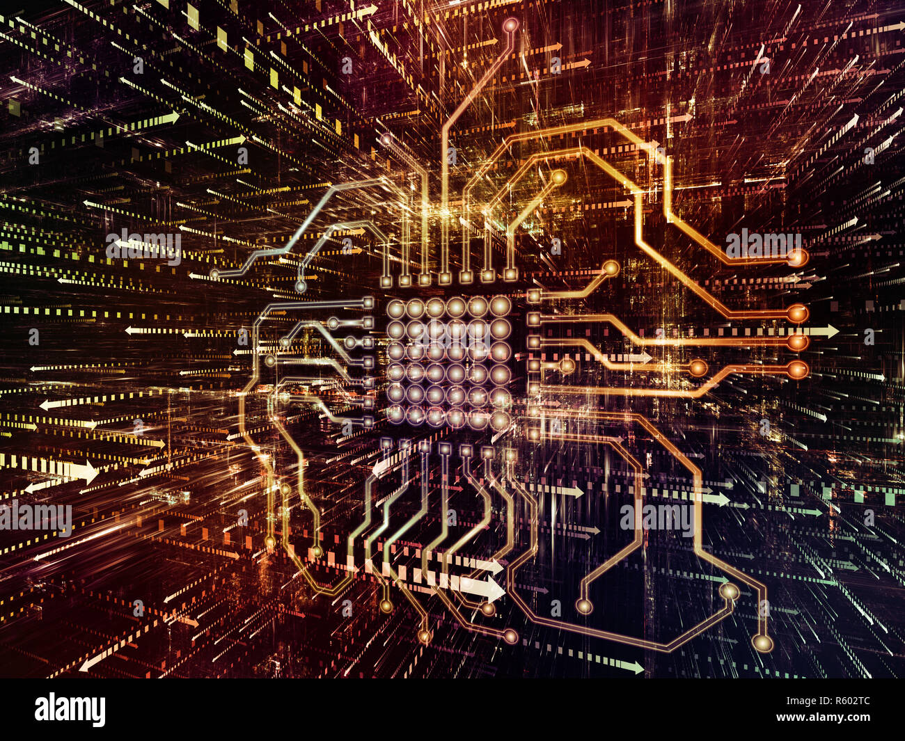 Virtualization of Digital World Stock Photo - Alamy