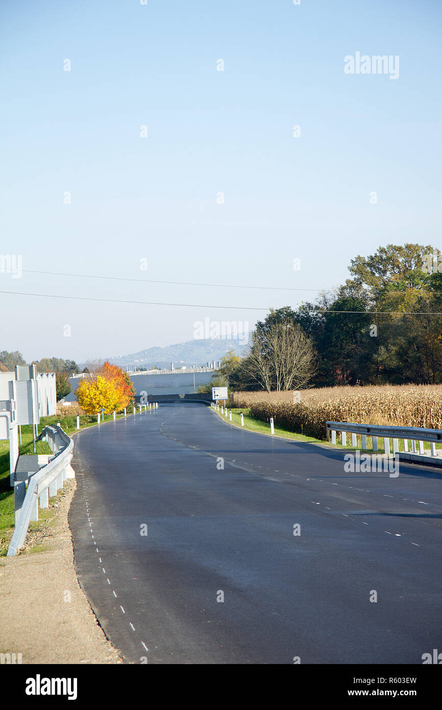Road without markings hi-res stock photography and images - Alamy