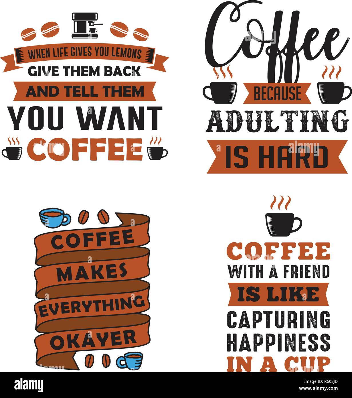 Coffee Quote and Saying. 100 vector best for graphic in your goods ...