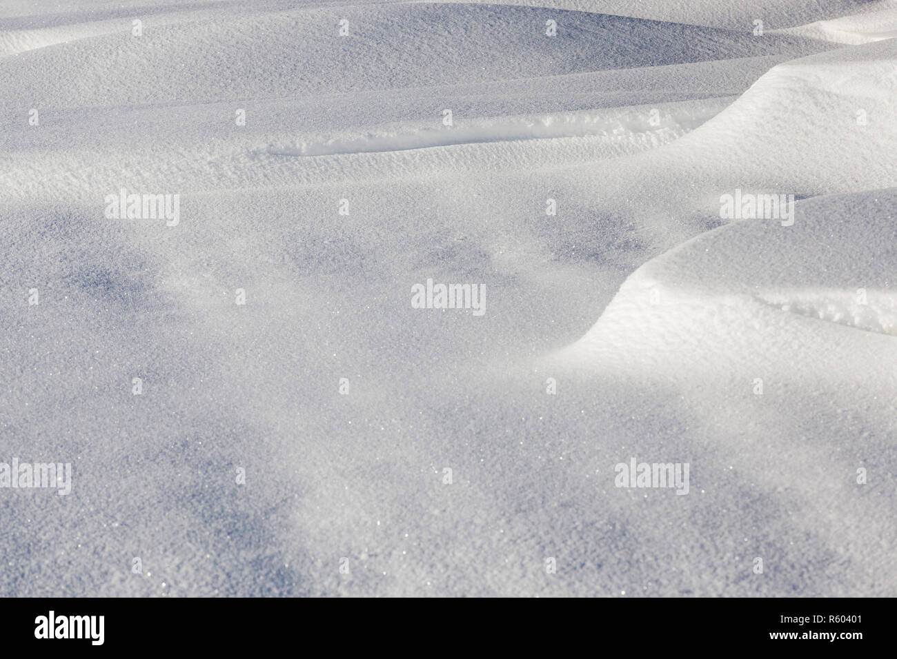 Snow drifts in winter Stock Photo - Alamy