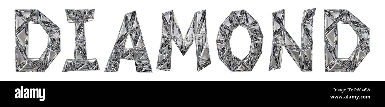 Word DIAMOND 3D render Stock Photo - Alamy