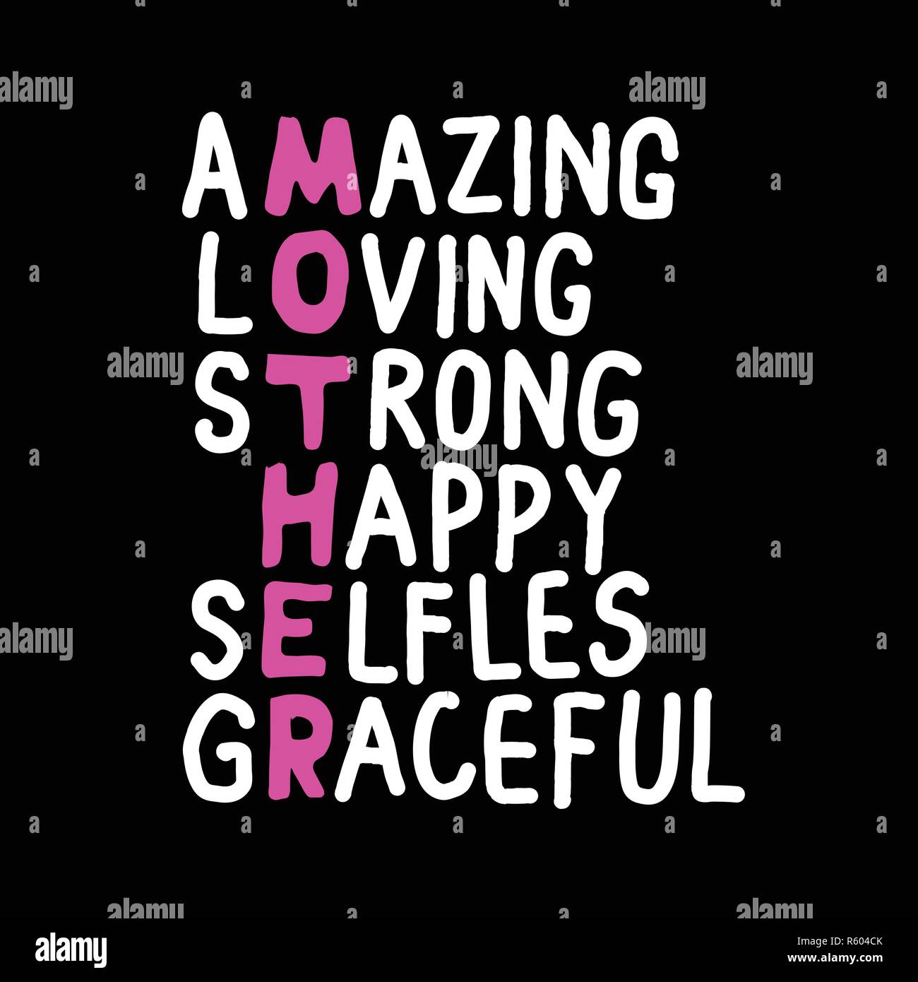 Amazing Mother Mother Day Quote. Best for print Design like Clothing, T ...