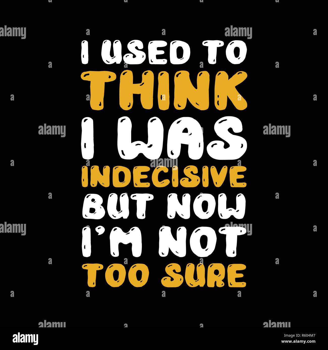 Indecisive vector vectors hi-res stock photography and images - Alamy