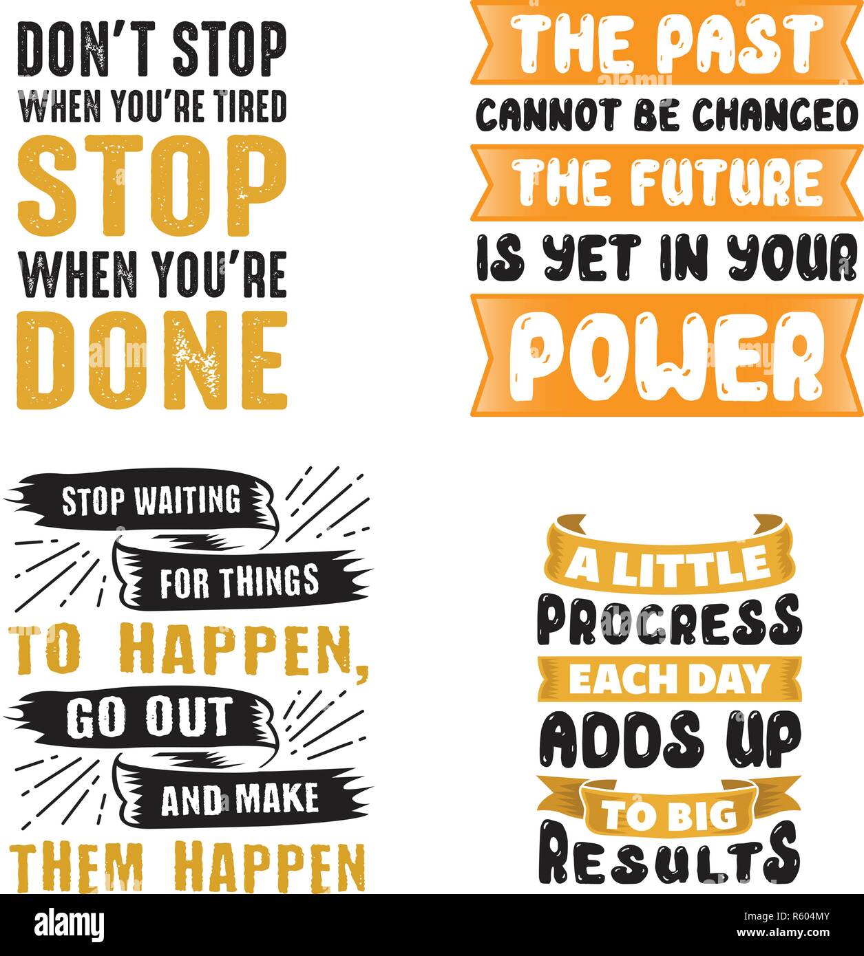 Motivational Quote and saying set Stock Vector Image & Art - Alamy