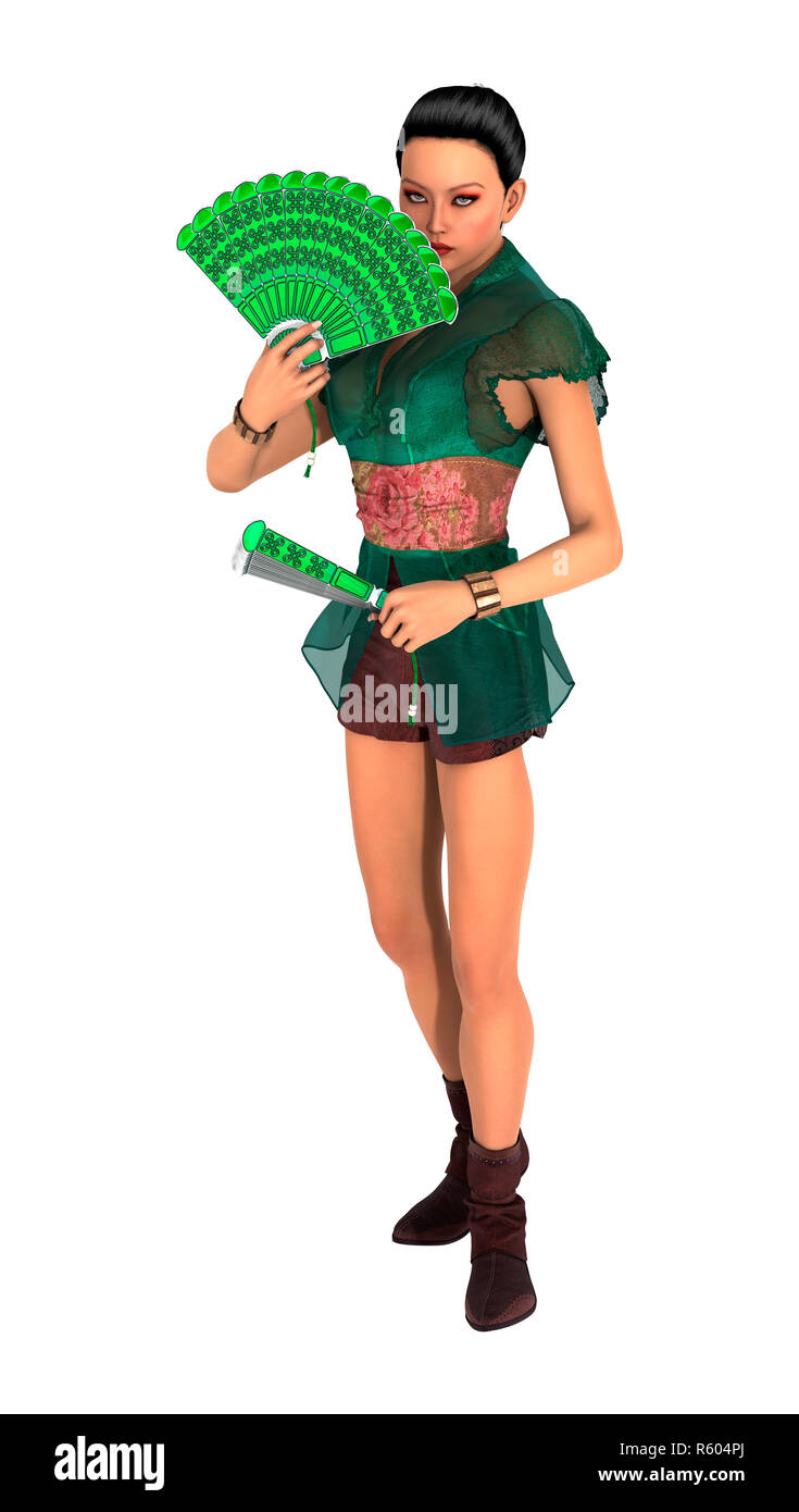 Tessen fan hi-res stock photography and images - Alamy