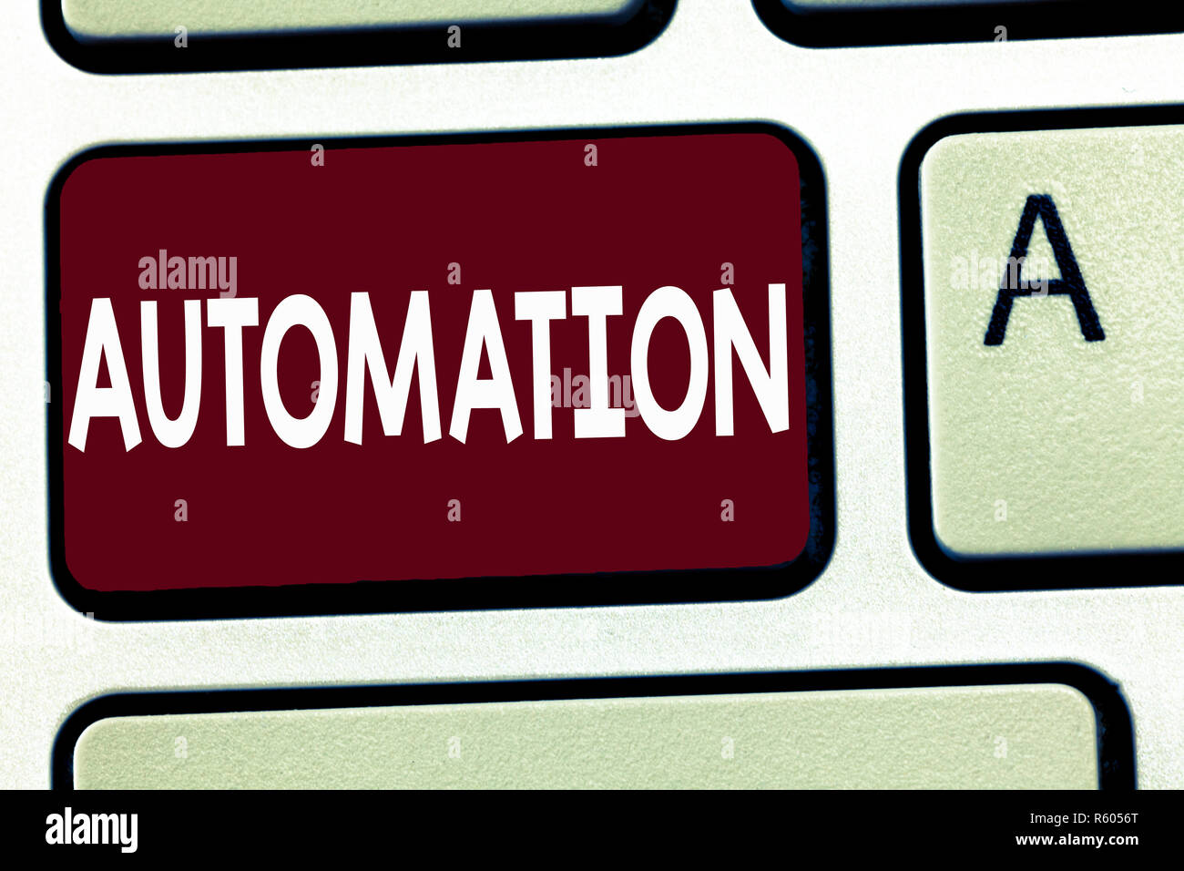 Writing note showing Automation. Business photo showcasing Technology ...