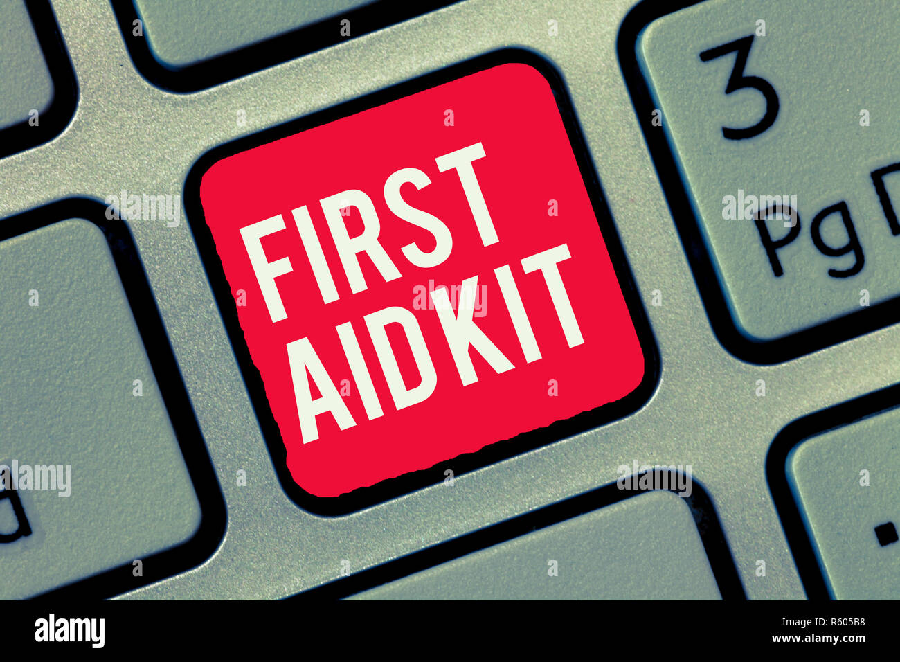 Word writing text First Aid Kit. Business concept for Set of materials ...