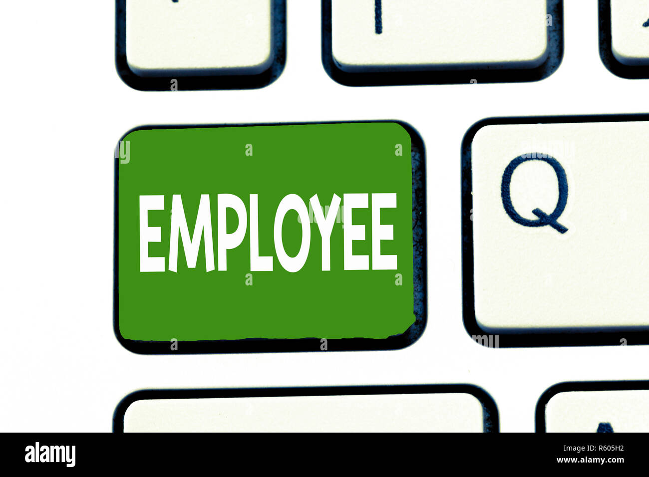 Word writing text Employee. Business concept for demonstrating employed ...