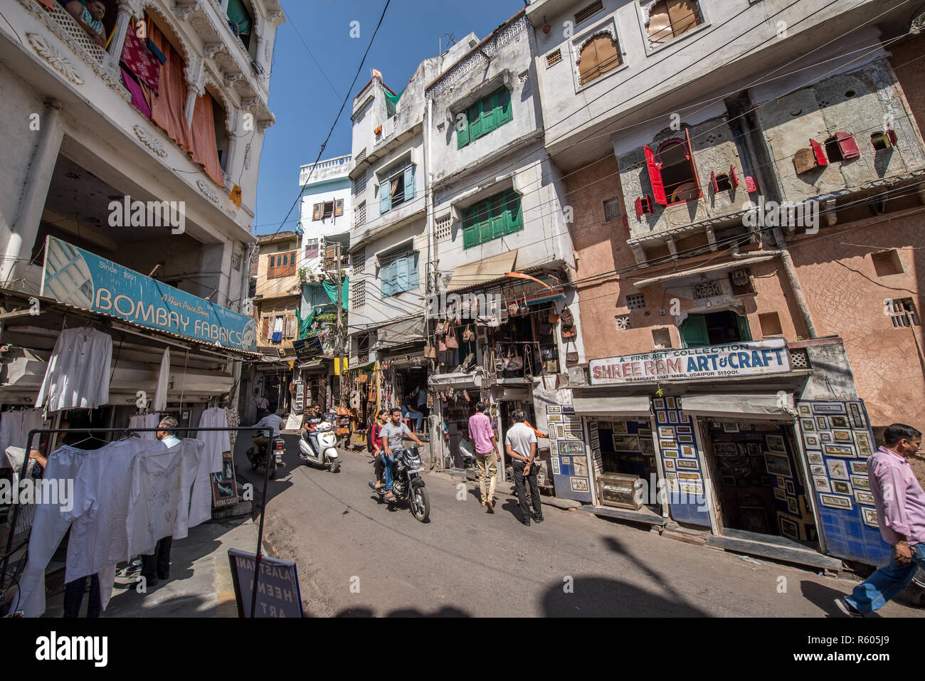 A street of Udaipur, Rajasthan, India Stock Photo - Alamy