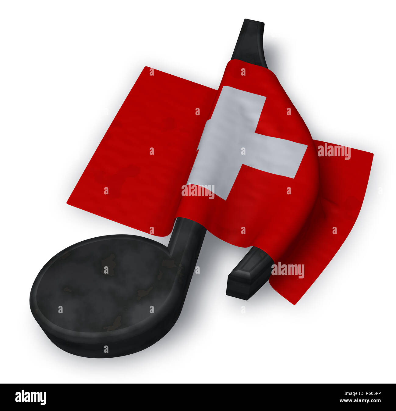 music note and swiss flag Stock Photo - Alamy