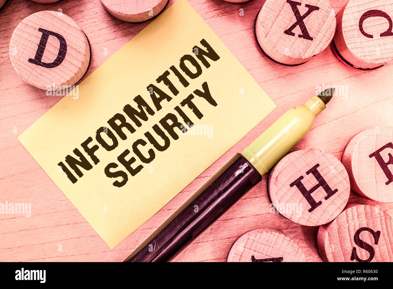 Handwriting Text Writing Information Security Concept Meaning Infosec Preventing Unauthorized