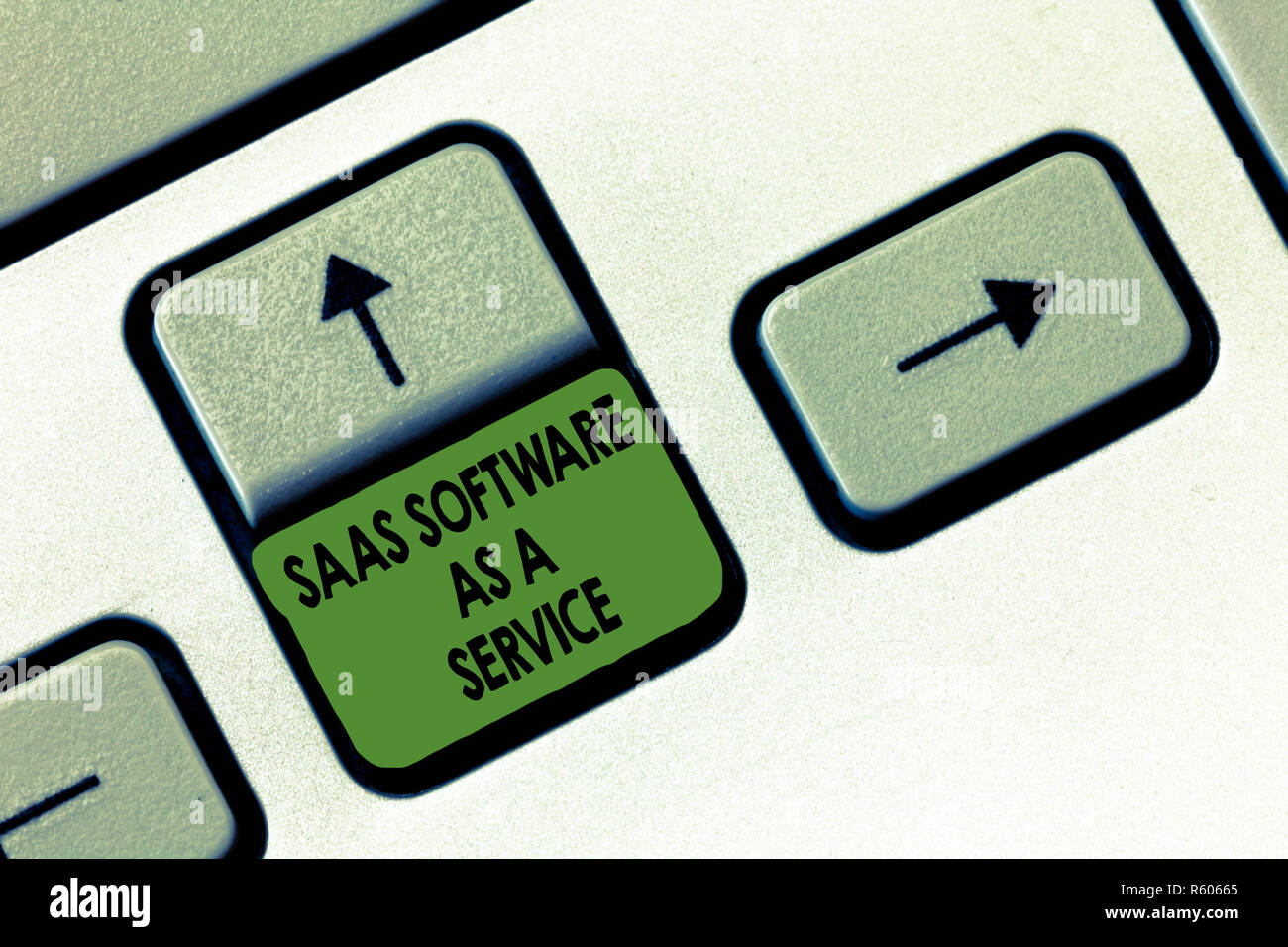 Handwriting text writing Saas Software As A Service. Concept meaning ...