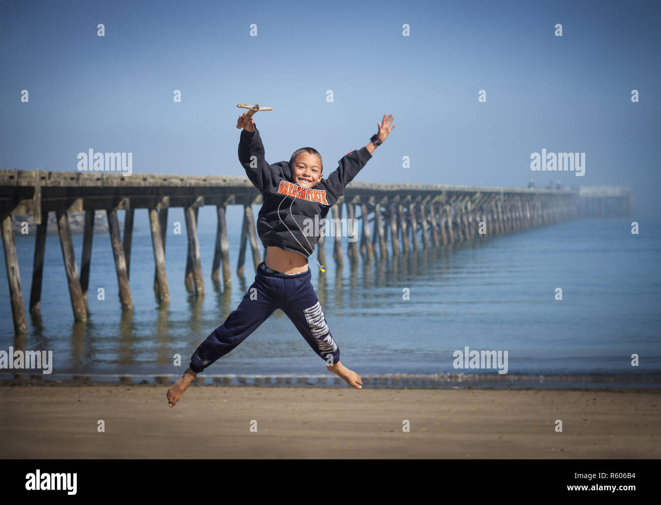 Teenager boy jump flying hi-res stock photography and images - Alamy