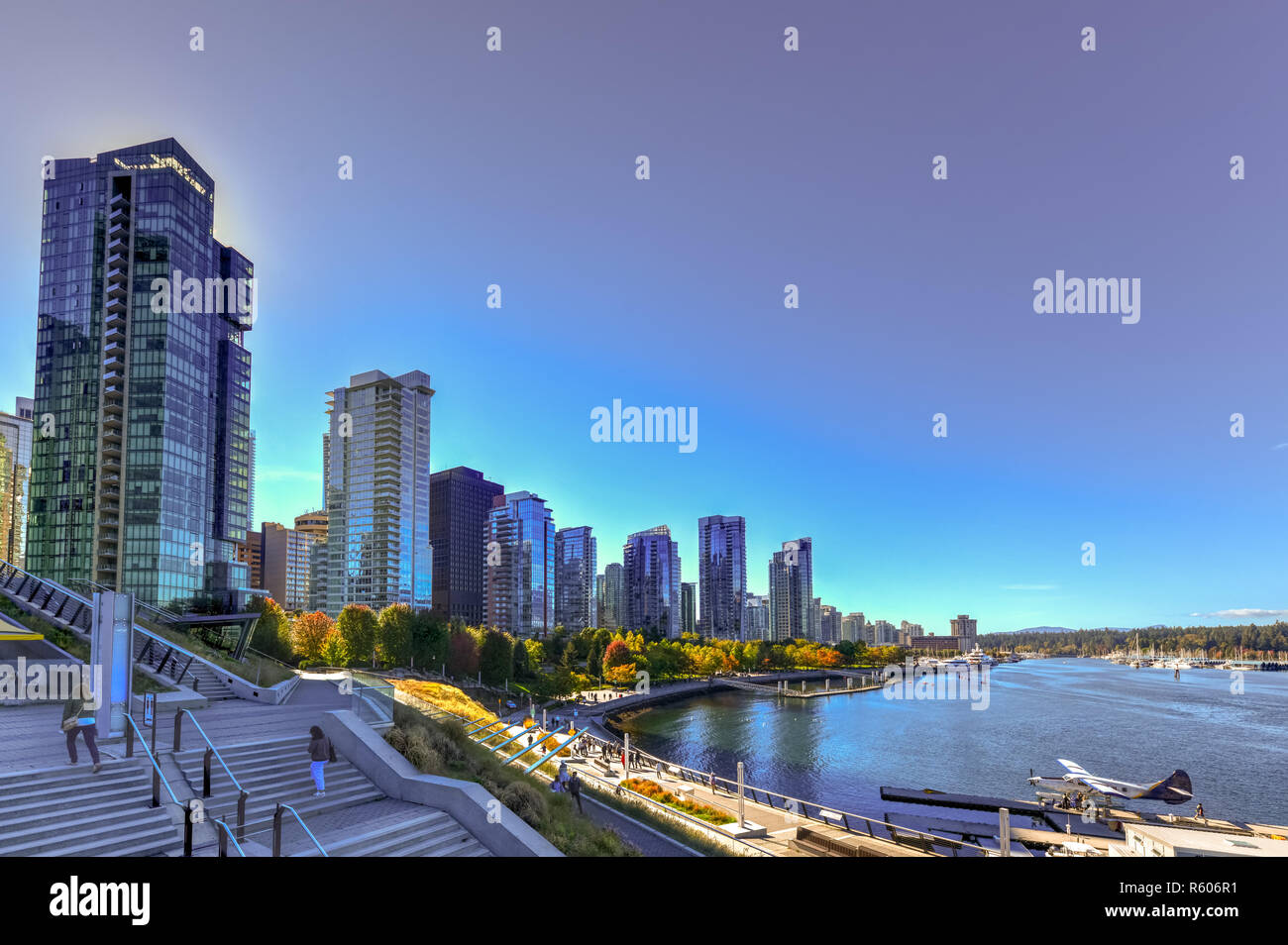 Vancouver harbour flight centre seaplane terminal hi-res stock ...