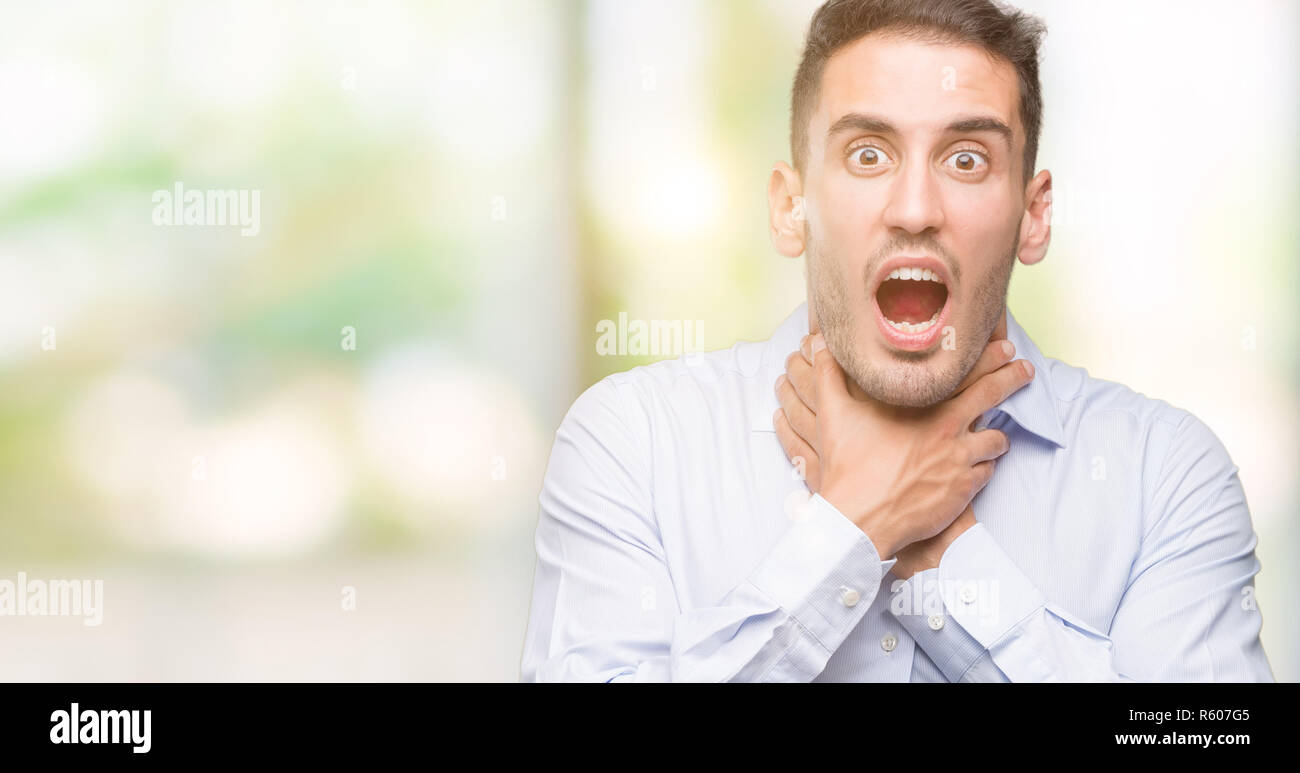 Suffocate throat hi-res stock photography and images - Alamy