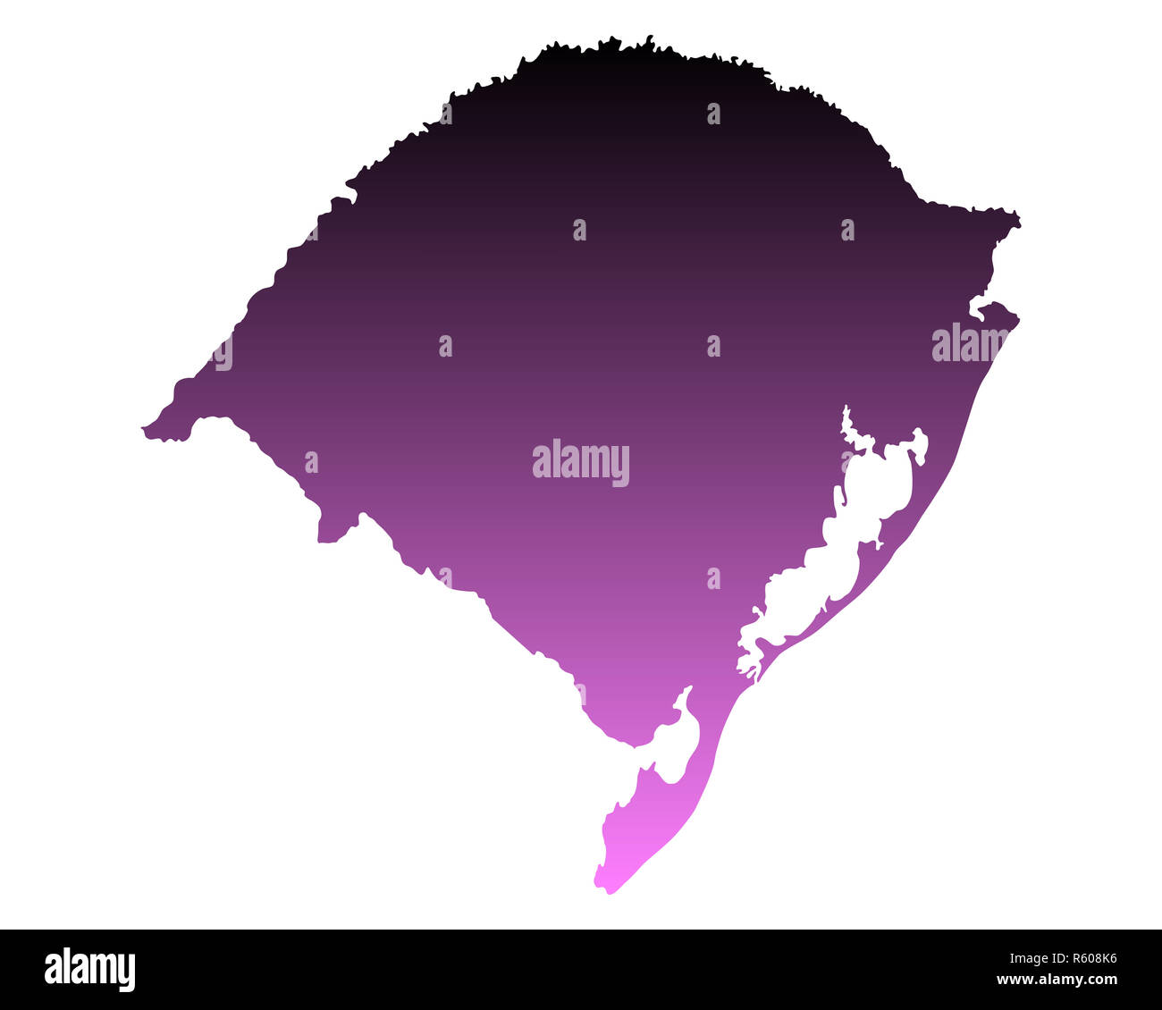 map of rio grande do sul Stock Photo - Alamy