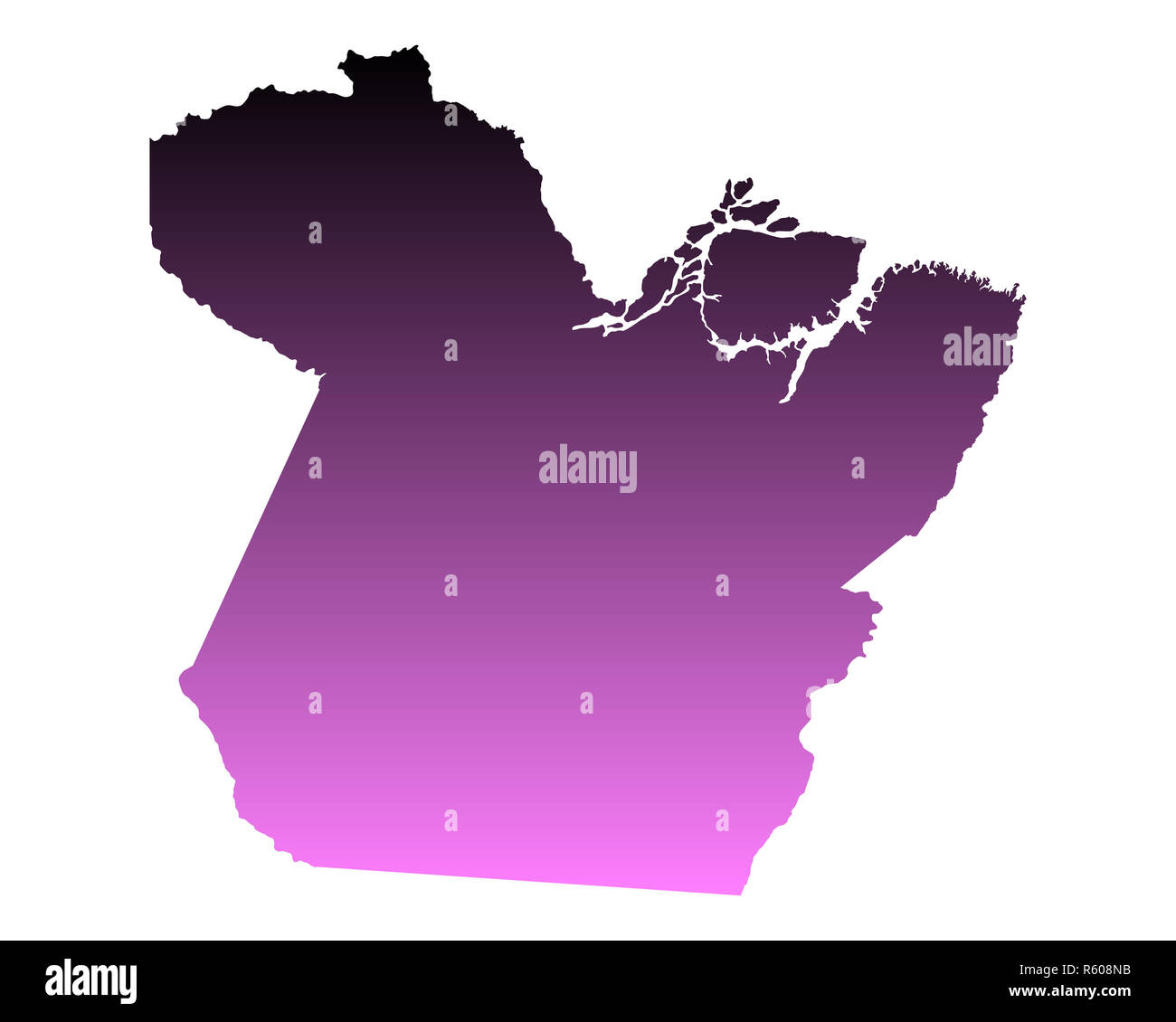 map of para Stock Photo - Alamy