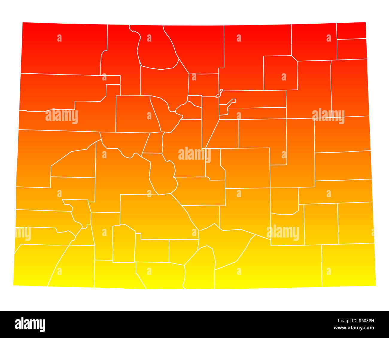 Colorado district map hi-res stock photography and images - Alamy
