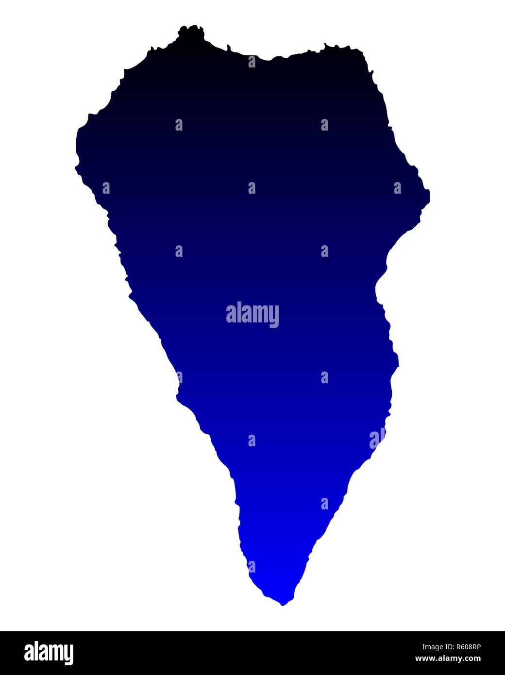 map of la palma Stock Photo - Alamy