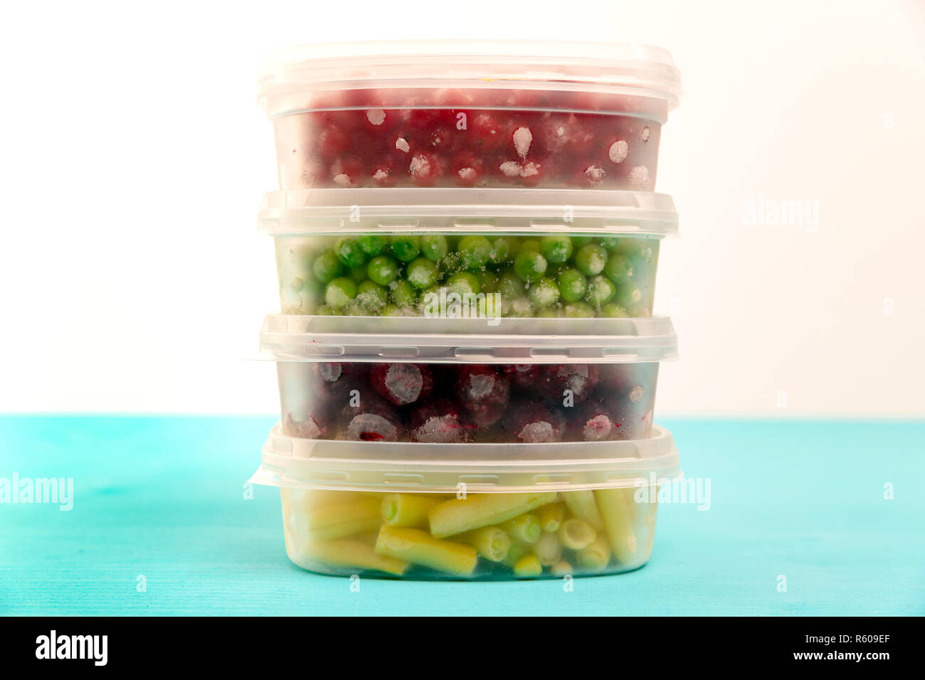 Food packaging ingredients, healthy frozen vegetables, cooking from ...