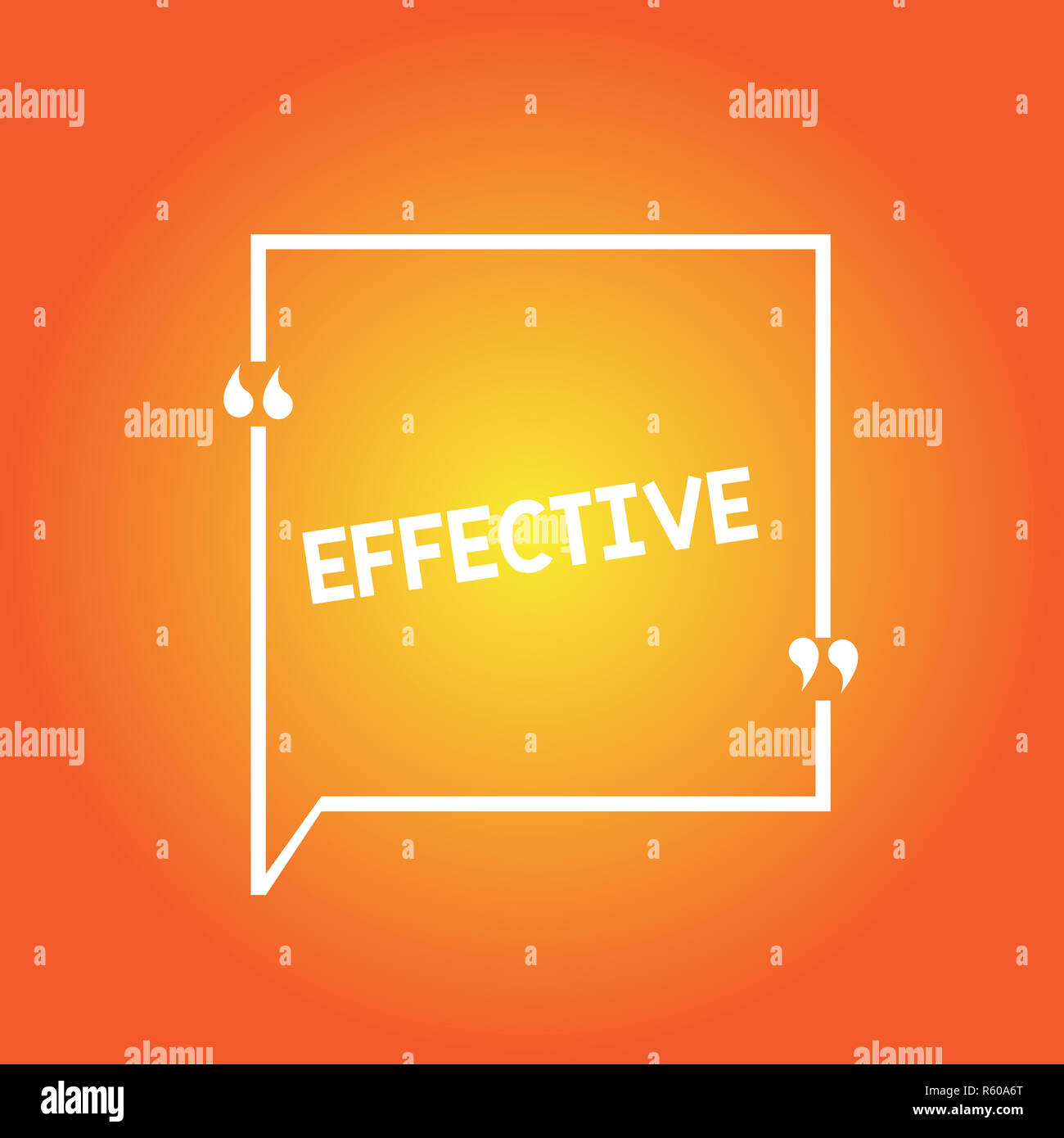 Handwriting text Effective. Concept meaning successful in producing ...