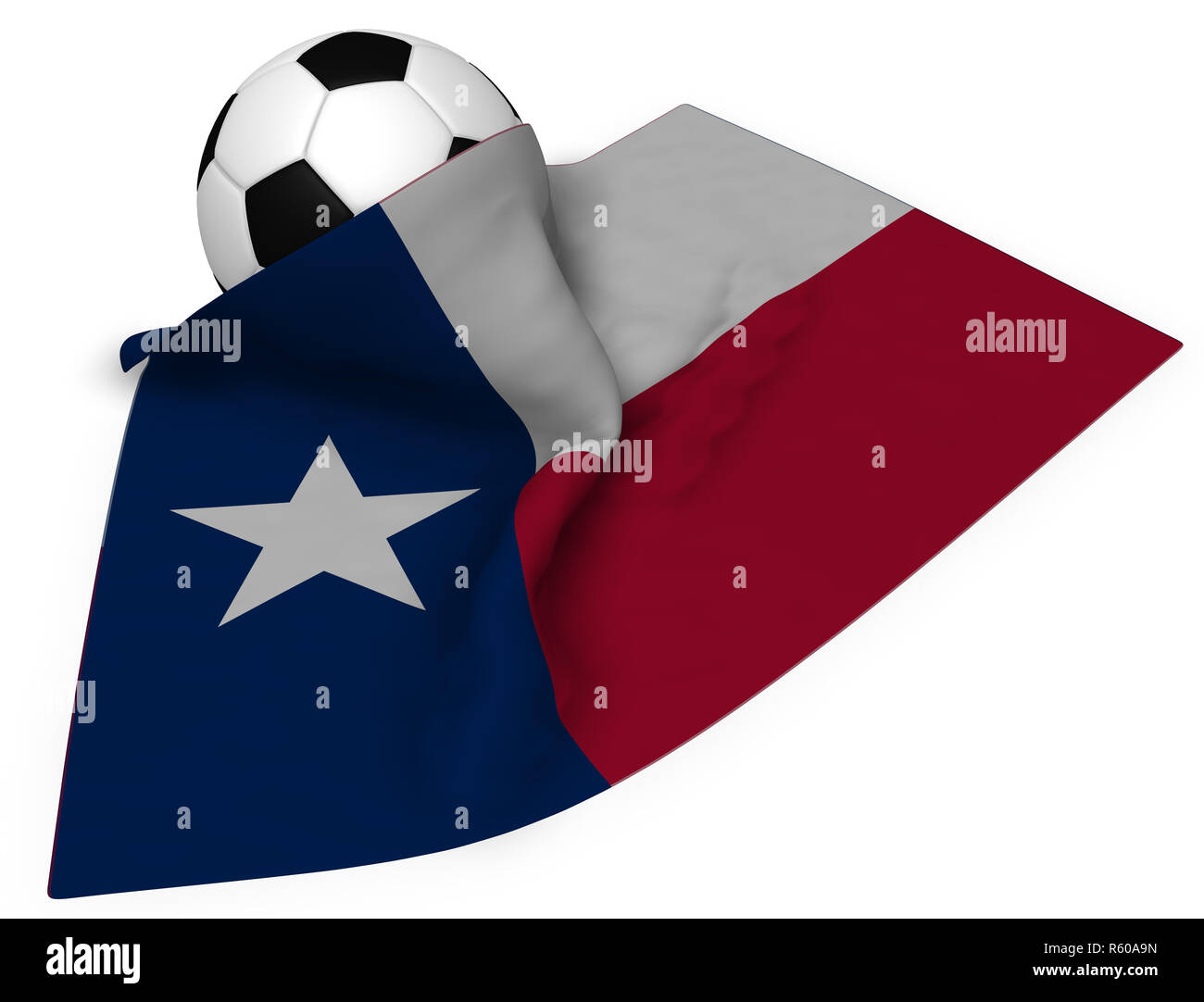 Texas state flag football hi-res stock photography and images - Alamy