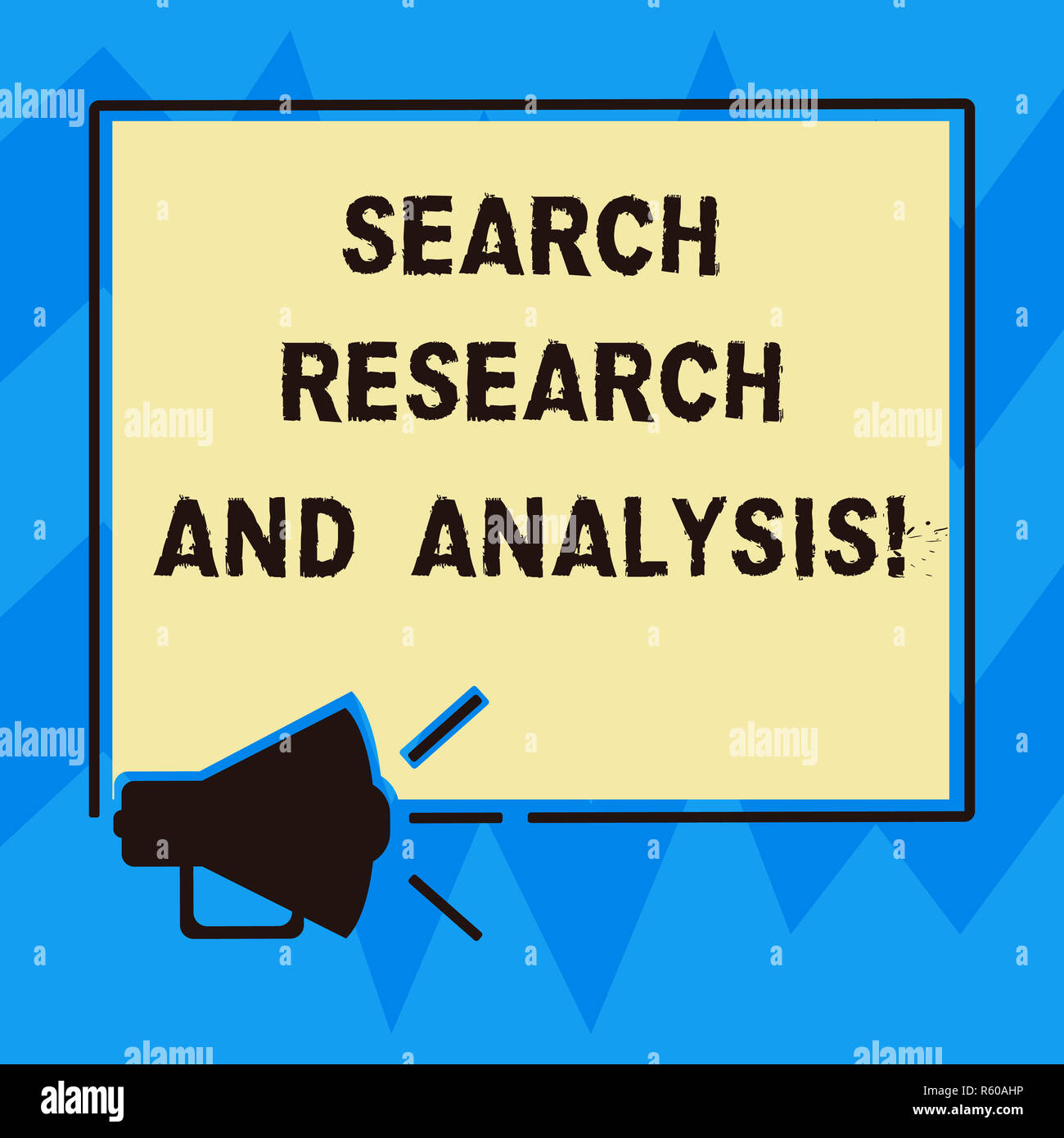 Text sign showing Search Research And Analysis. Conceptual photo ...