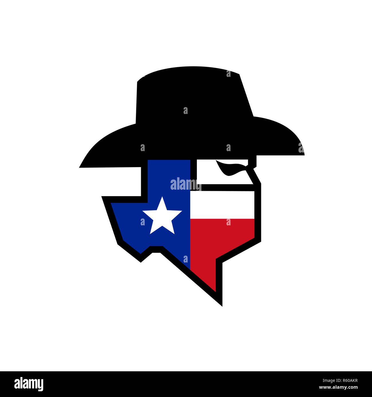 Texas flag mask hi-res stock photography and images - Alamy