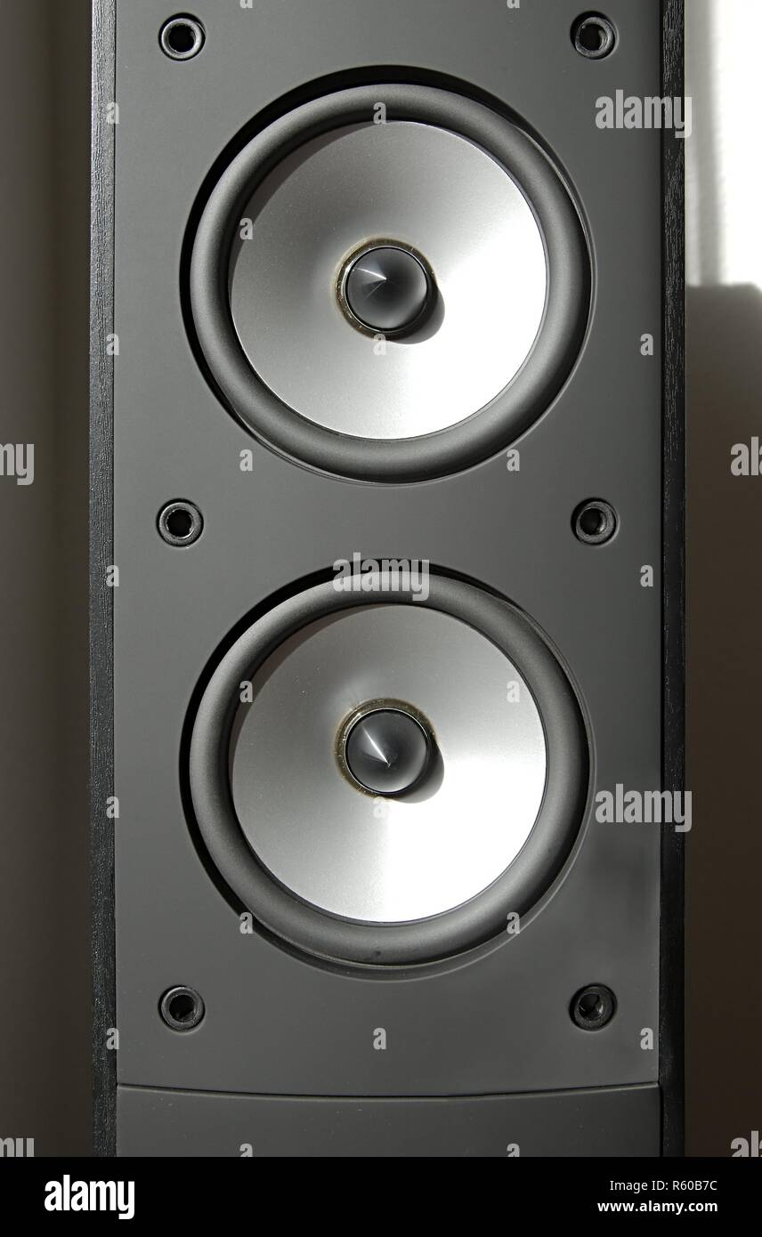 Hi-fi Speaker Detail Stock Photo - Alamy