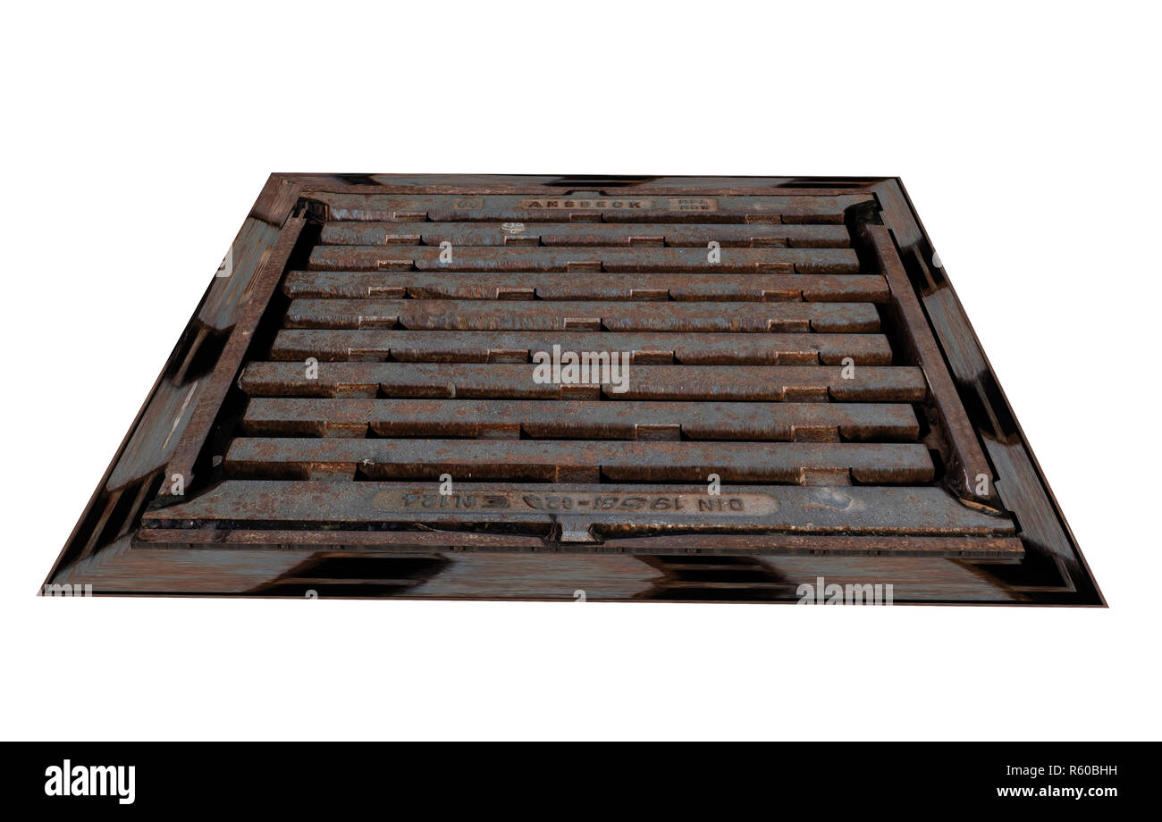 Curb with drain Cut Out Stock Images & Pictures - Alamy