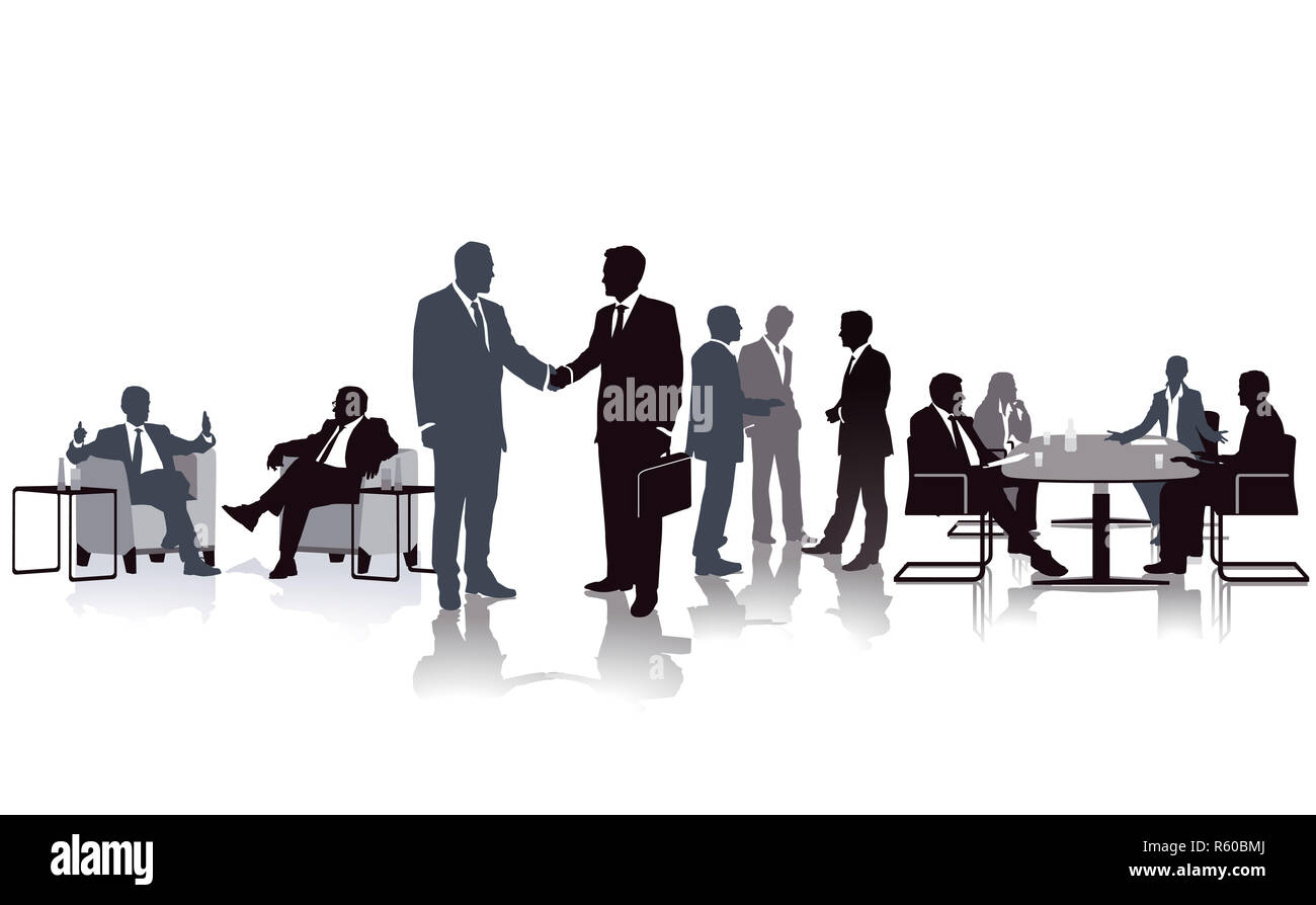 debate and discussion in the group Stock Photo - Alamy