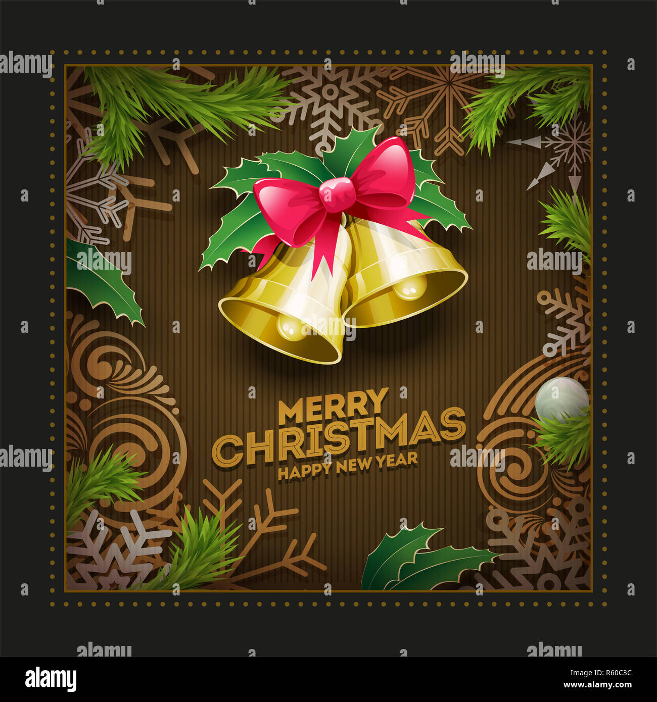Christmas Greeting Card Design Stock Photo - Alamy