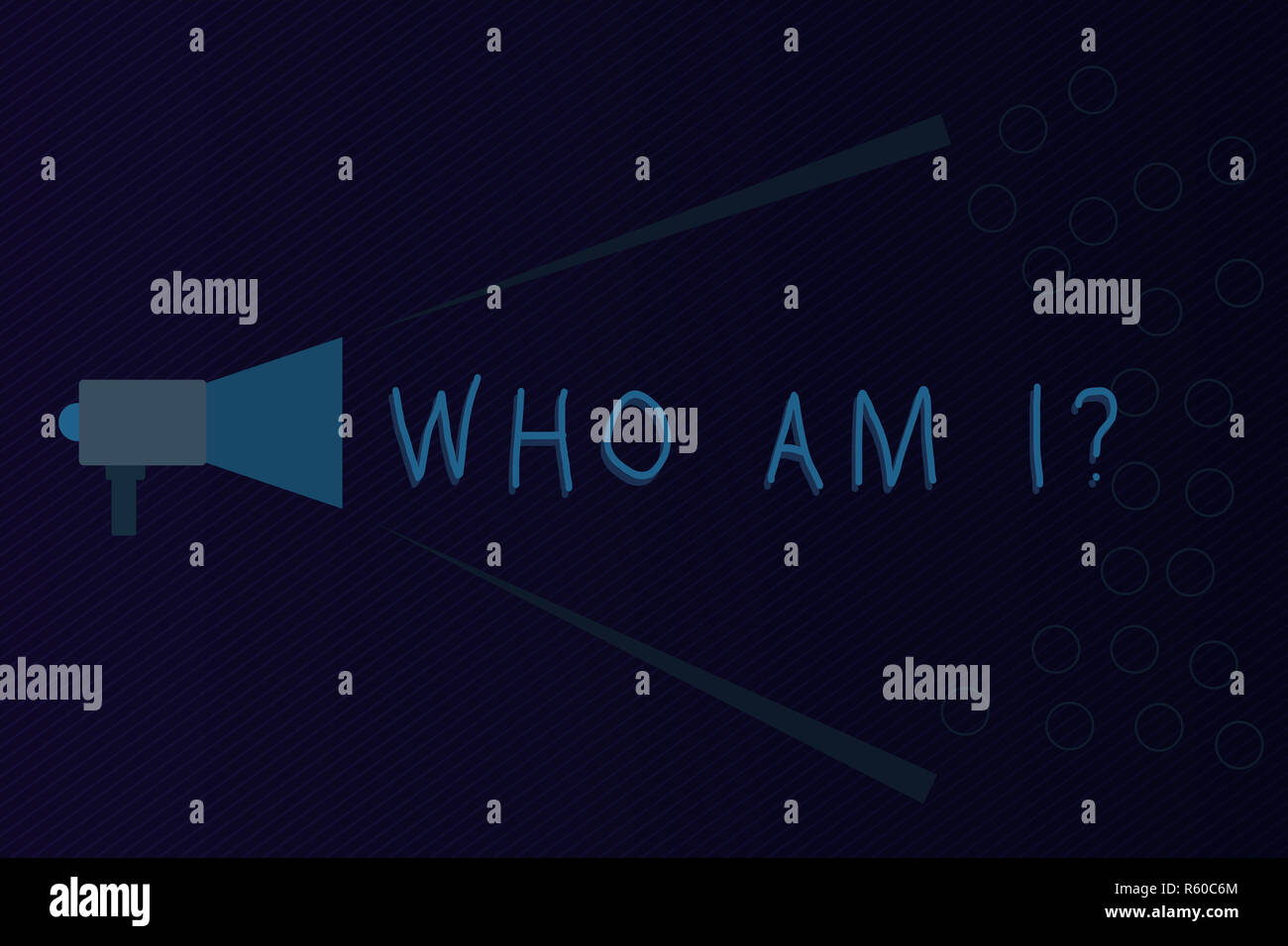 Text sign showing Who Am I question. Conceptual photo when being asked ...