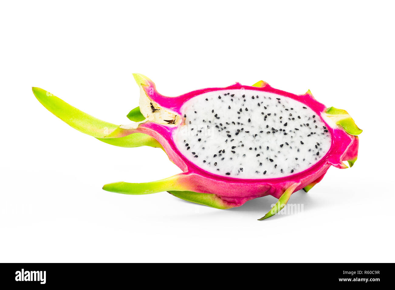Inside of dragon fruit Cut Out Stock Images & Pictures - Alamy